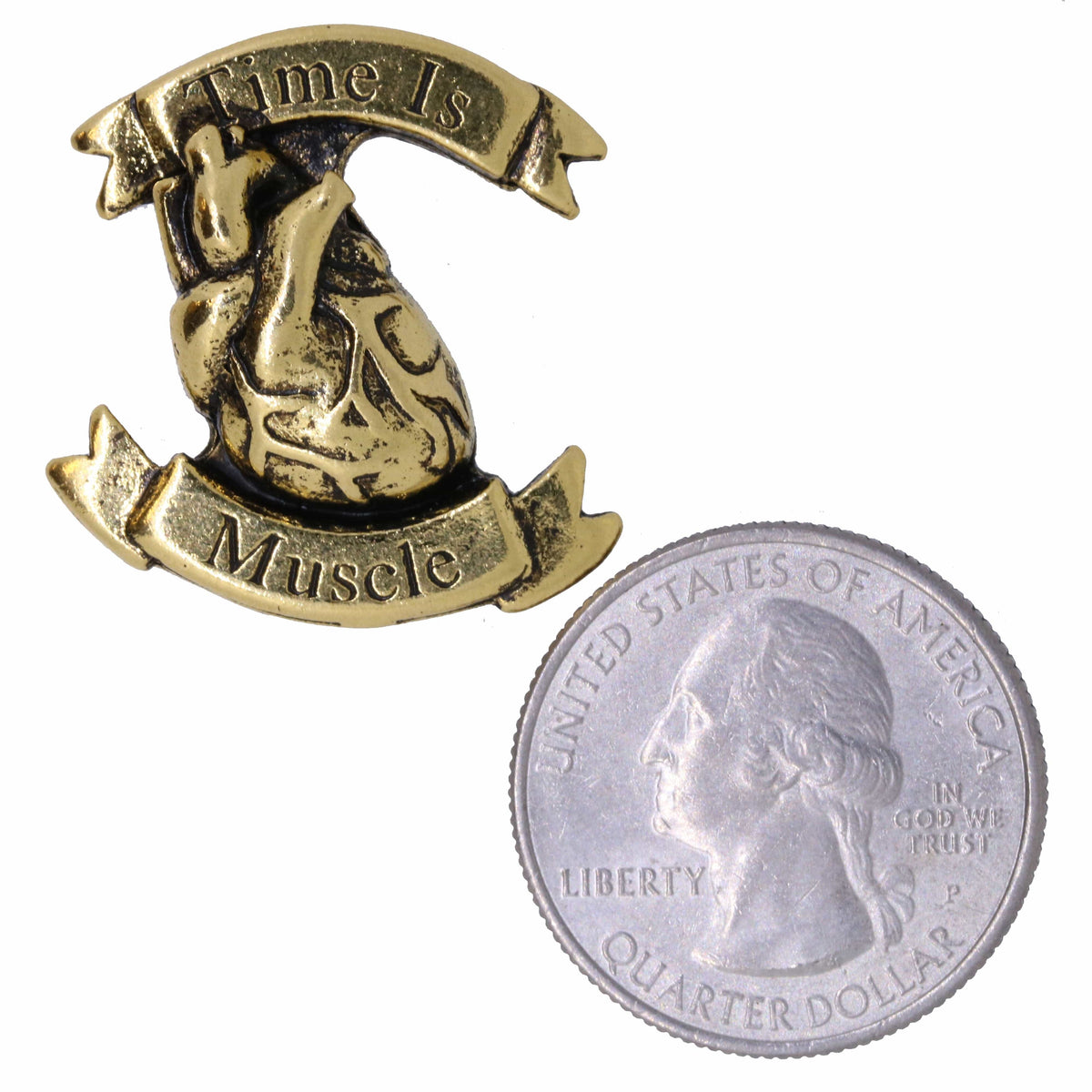 Time Is Muscle Heart Attack Awareness Lapel Pin – lapelpinplanet
