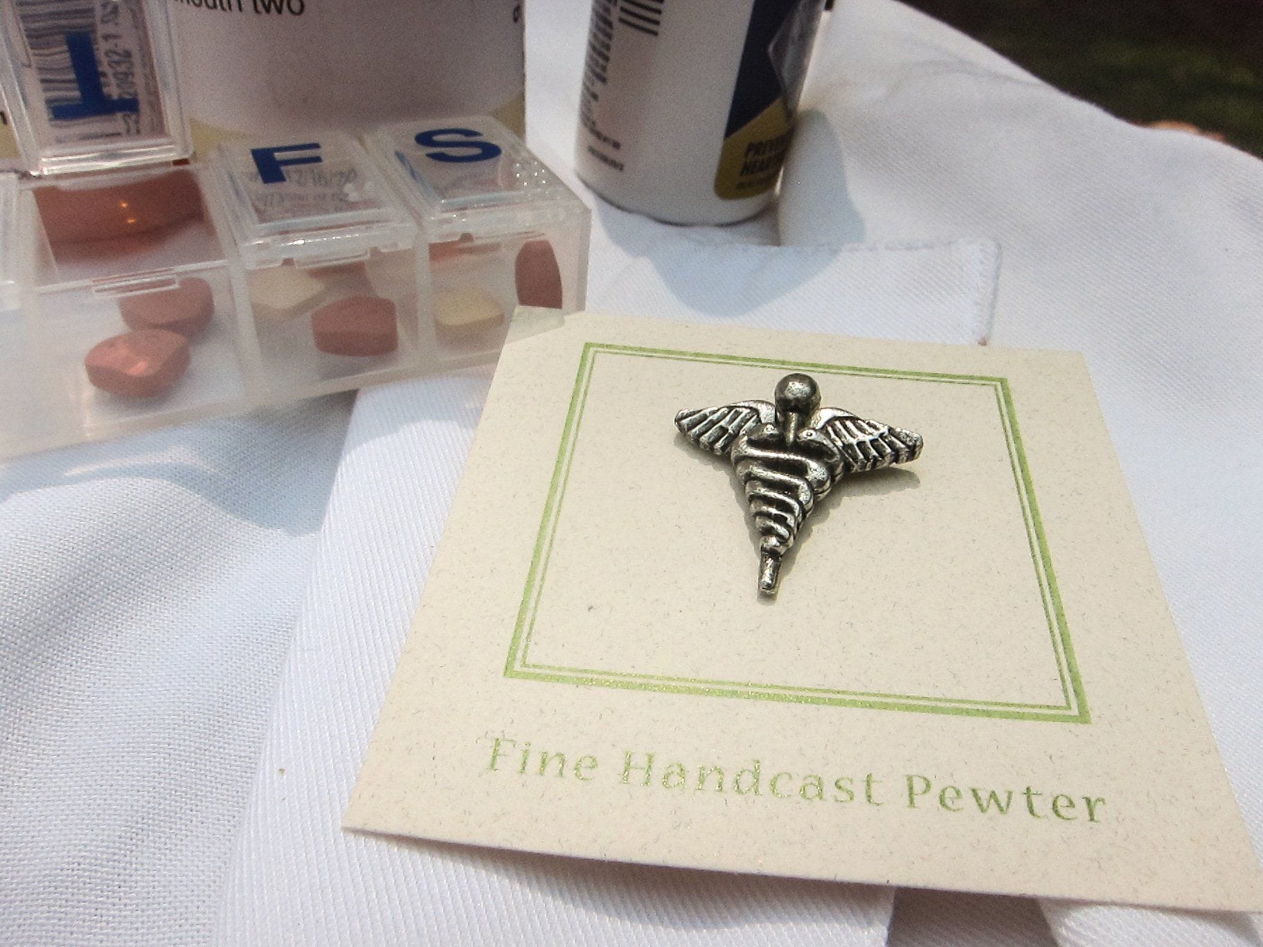 Caduceus Lapel Pin - Symbol of Healing and Medicine | Lapel Pin Planet ...