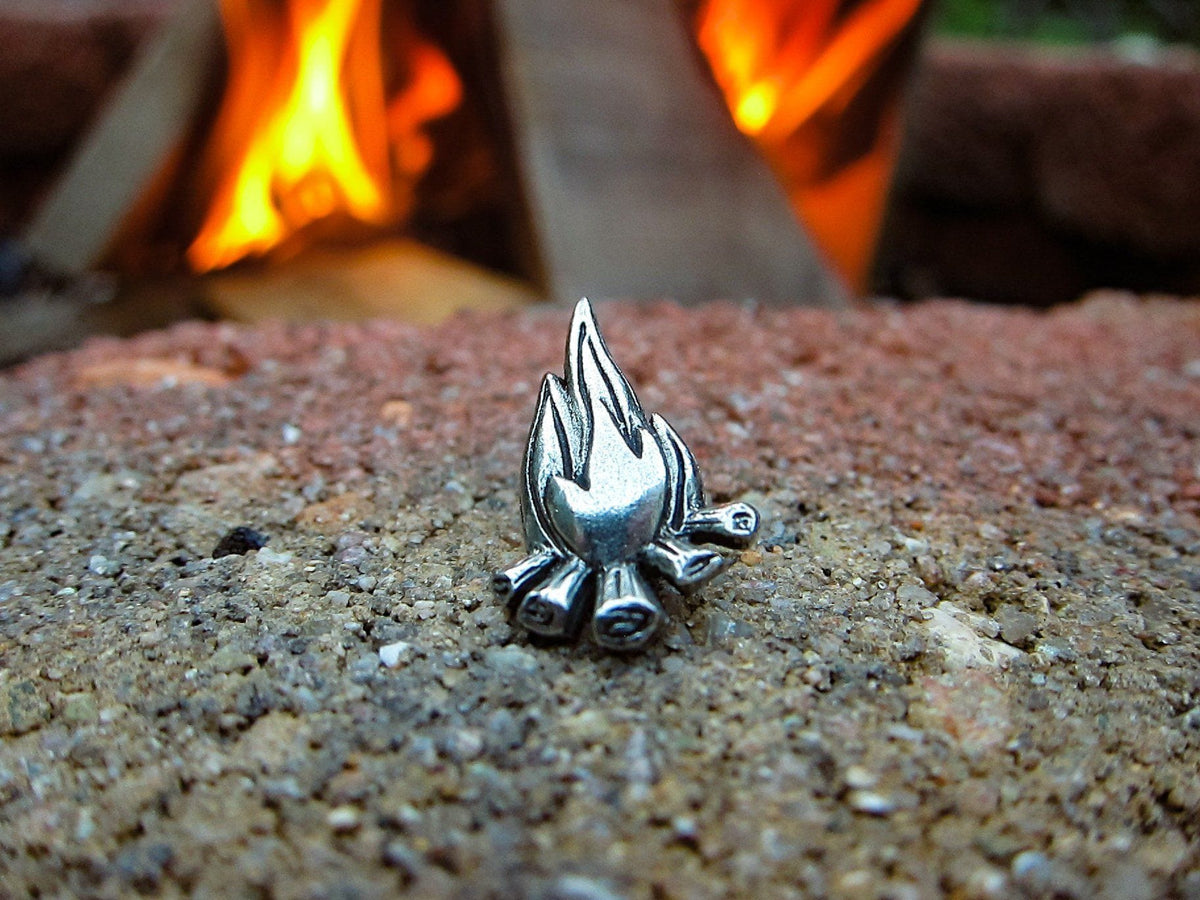 Campfire Lapel Pin | Lapel Pin Planet – lapelpinplanet