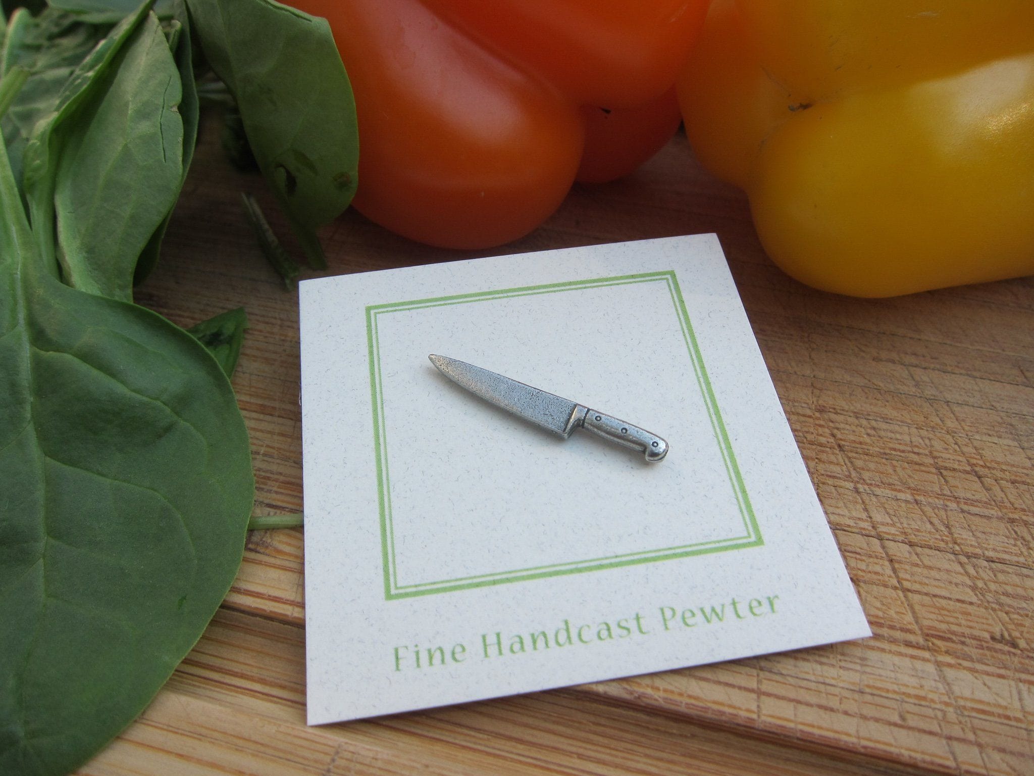 Chef's Knife Lapel Pin - Cook with Flair | Lapel Pin Plane – lapelpinplanet