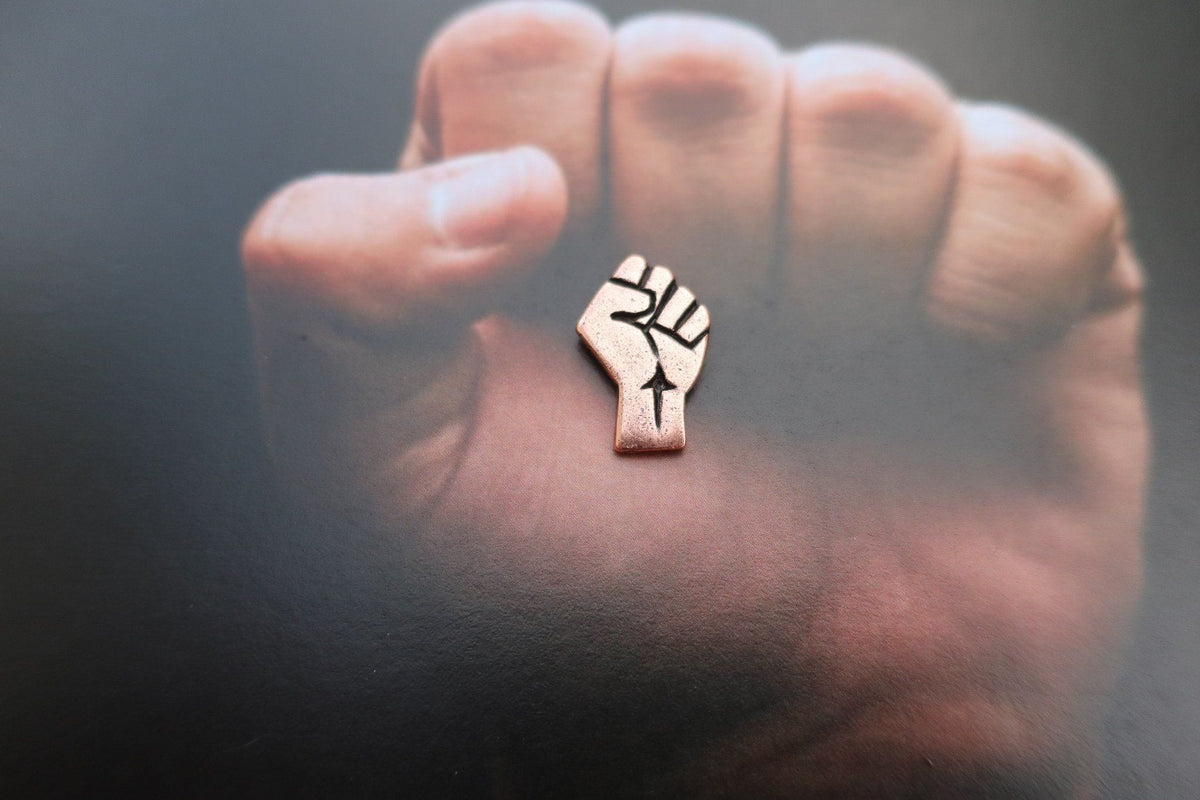 Civil Rights Copper Lapel Pin - Stand for Equality | Lapel Pin Planet ...