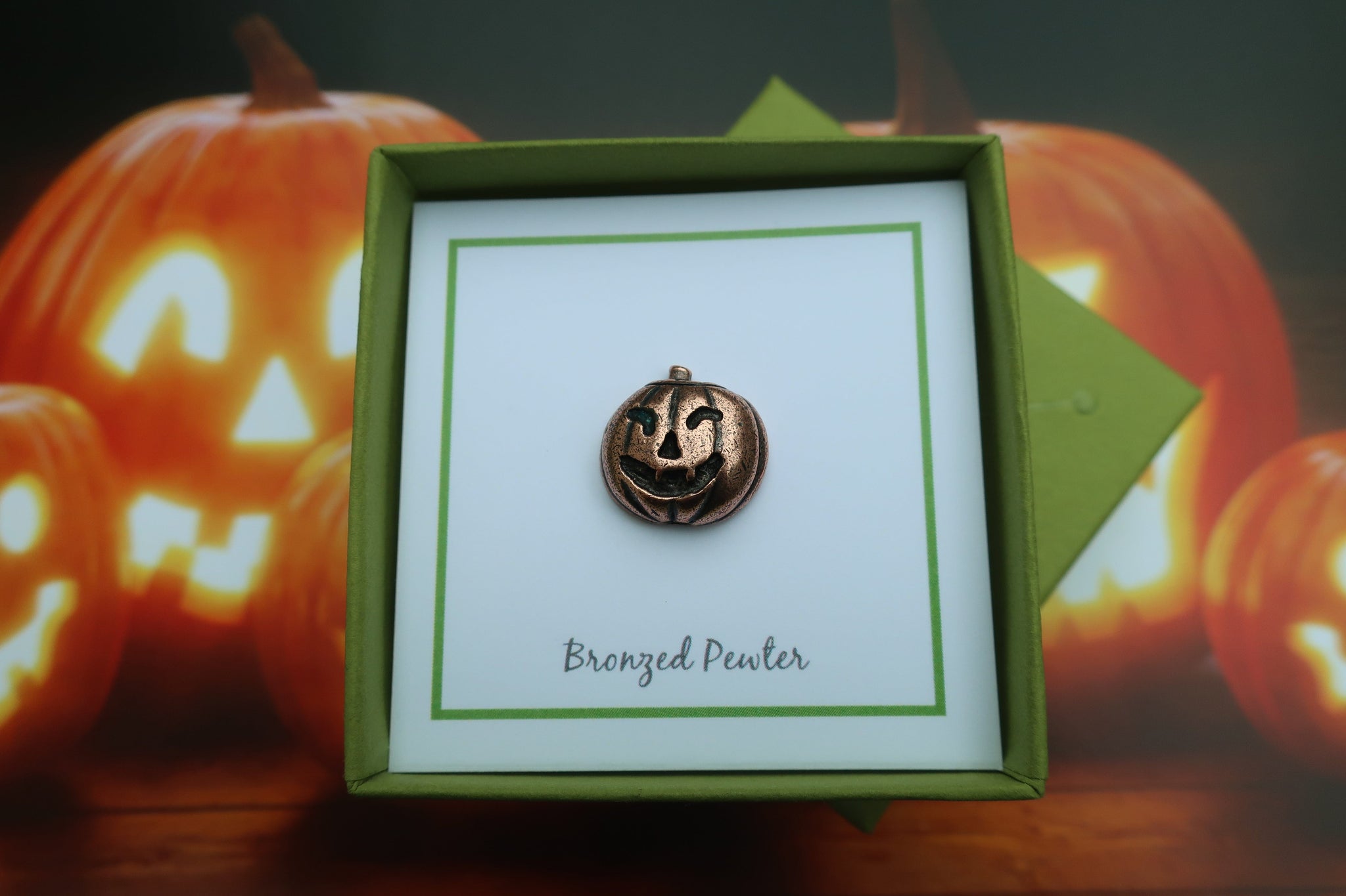 Jack O' Lantern Copper Lapel Pin – lapelpinplanet