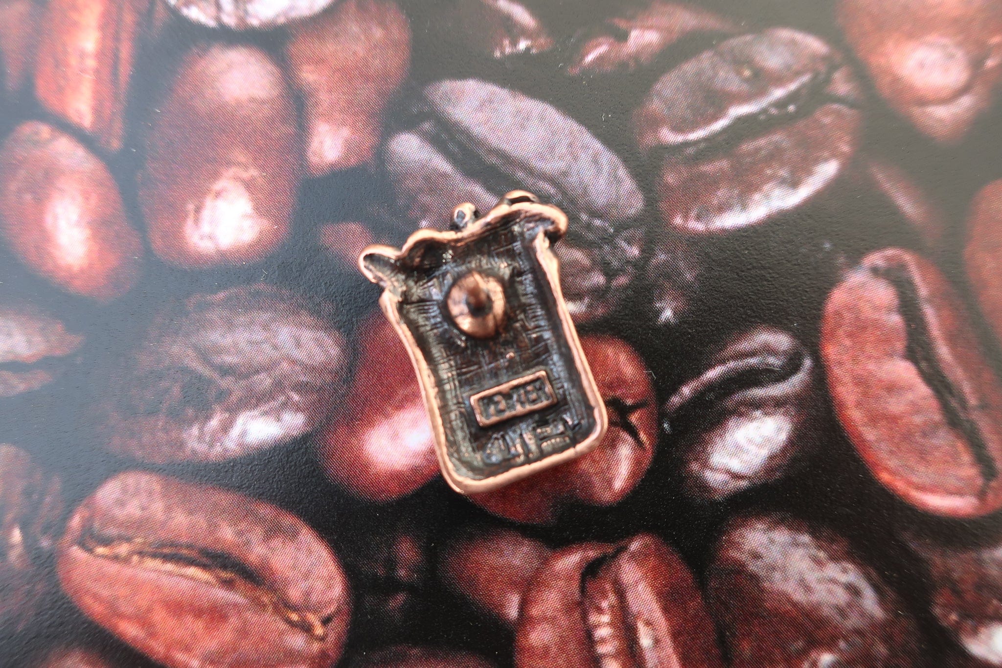 Sack of Coffee Copper Lapel Pin – lapelpinplanet