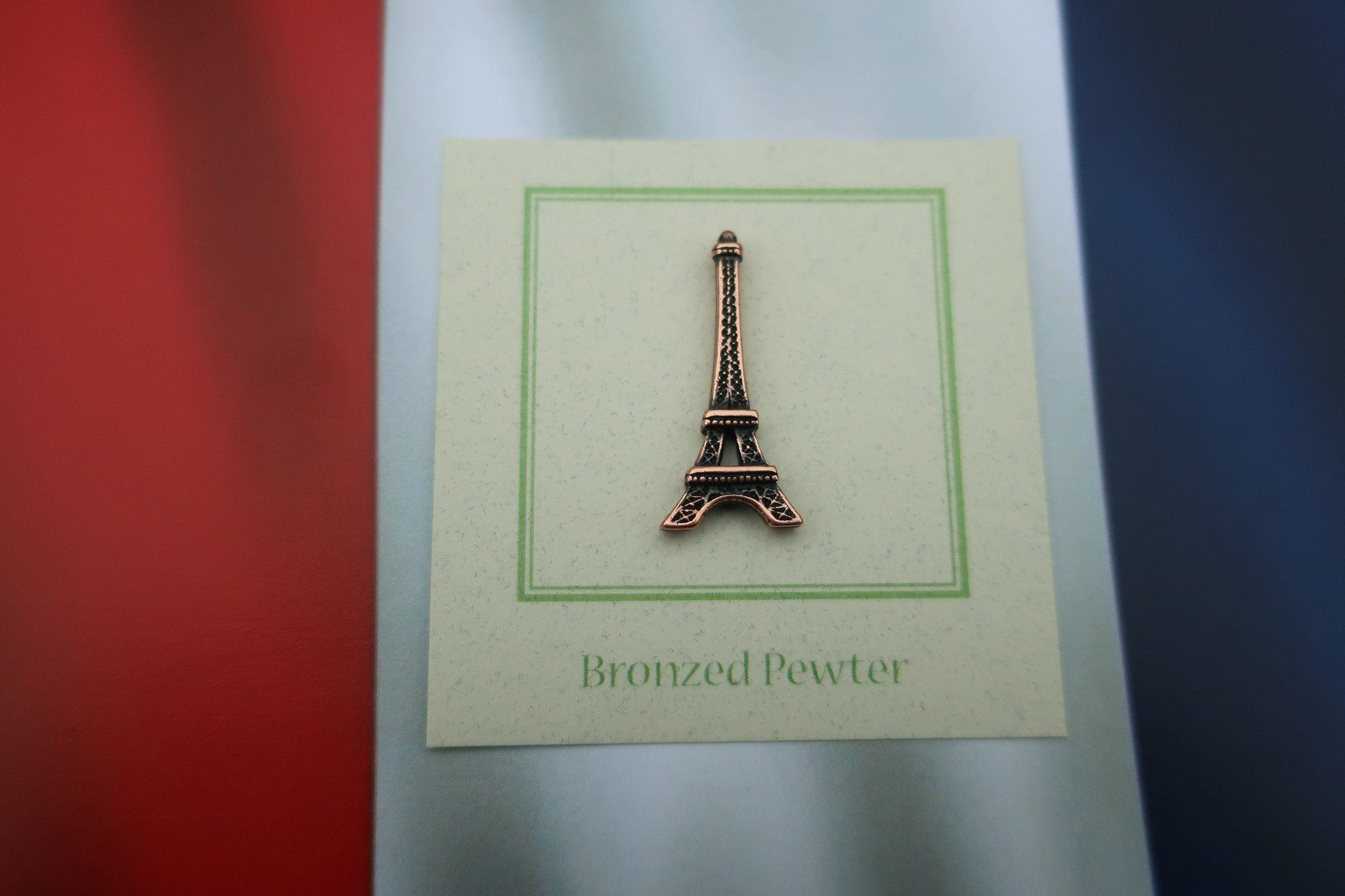 Eiffel Tower Copper Lapel Pin – lapelpinplanet