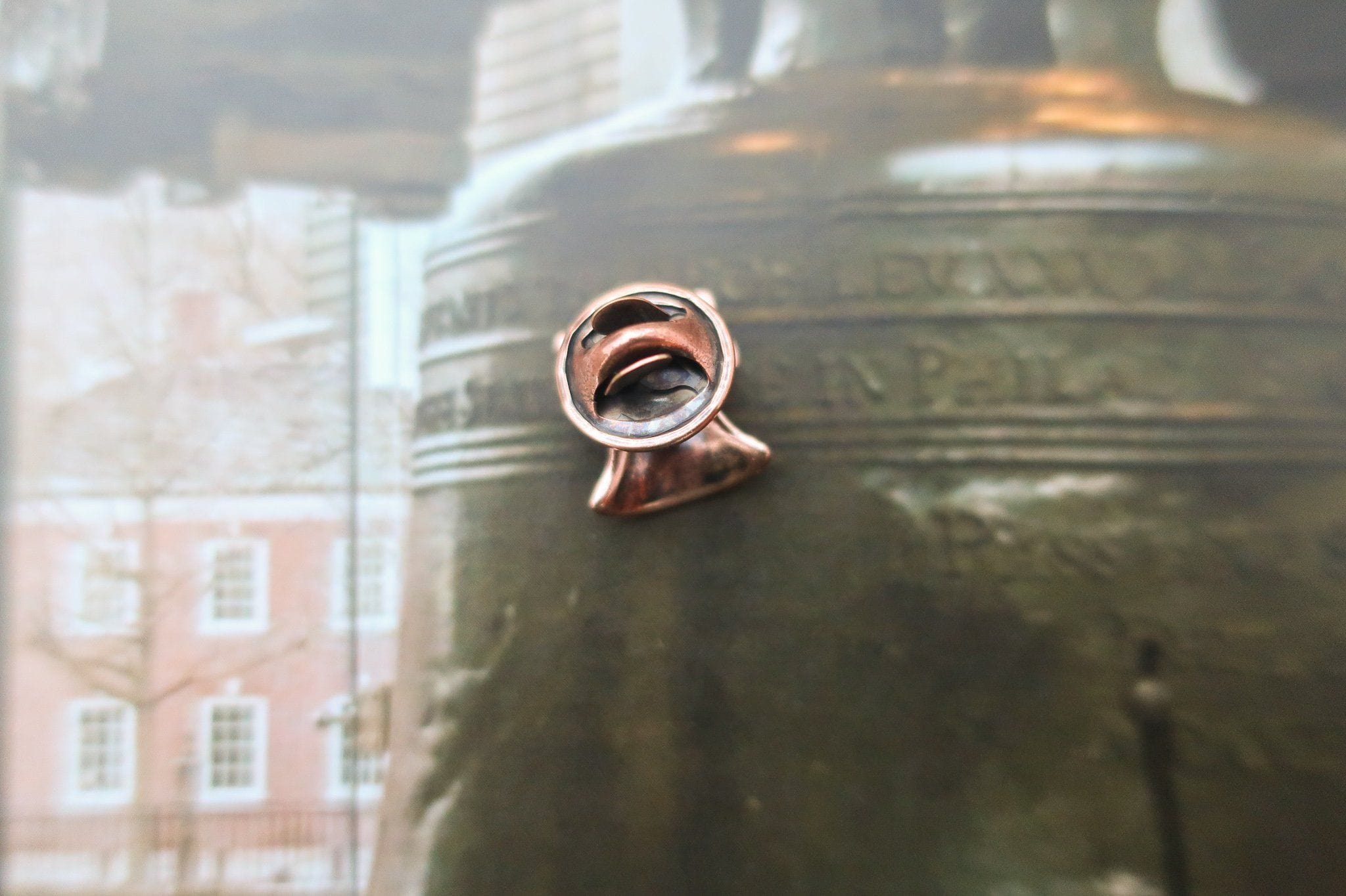 Liberty Bell Copper Lapel Pin – lapelpinplanet