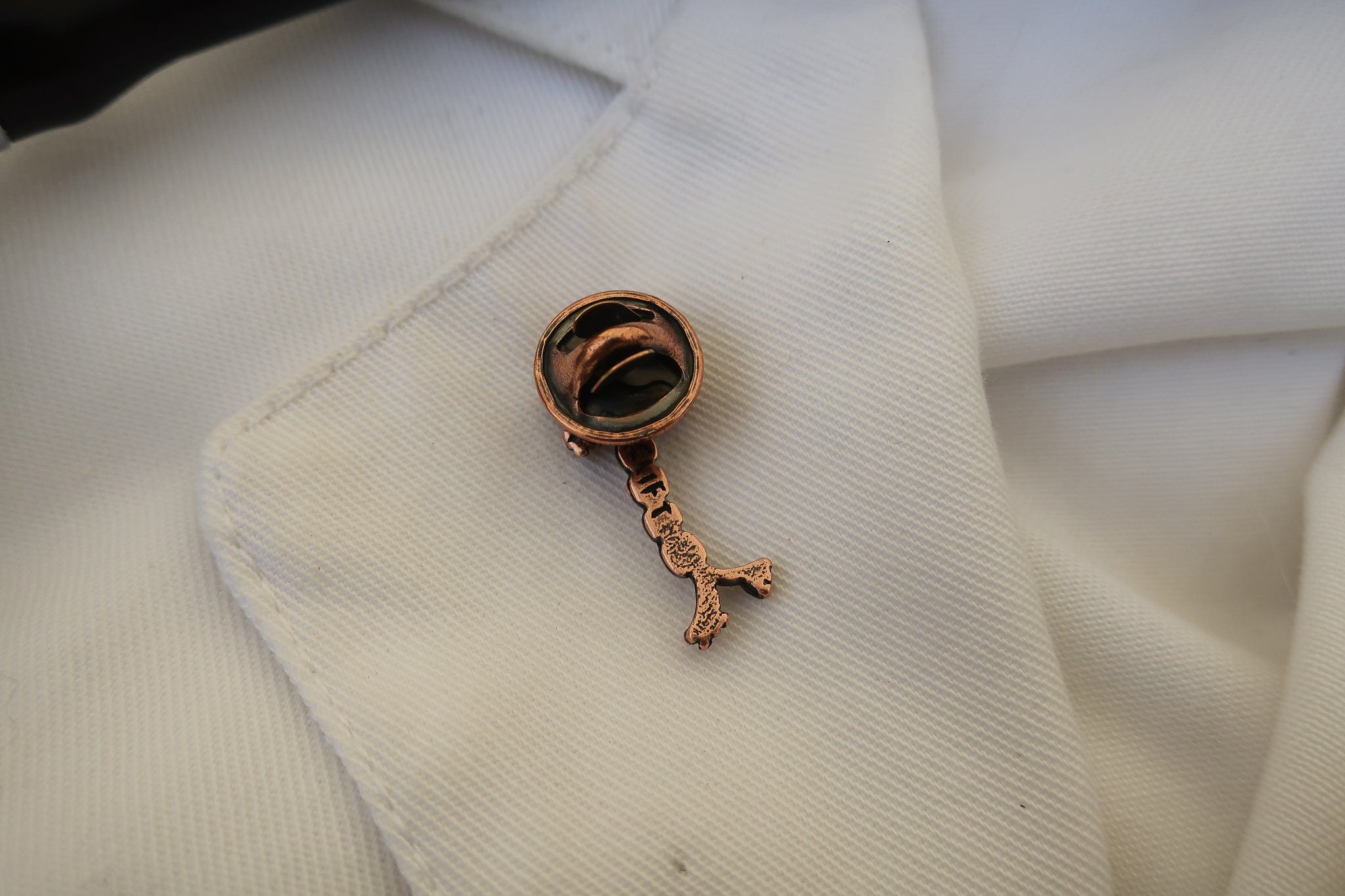 Neuron Copper Lapel Pin – lapelpinplanet