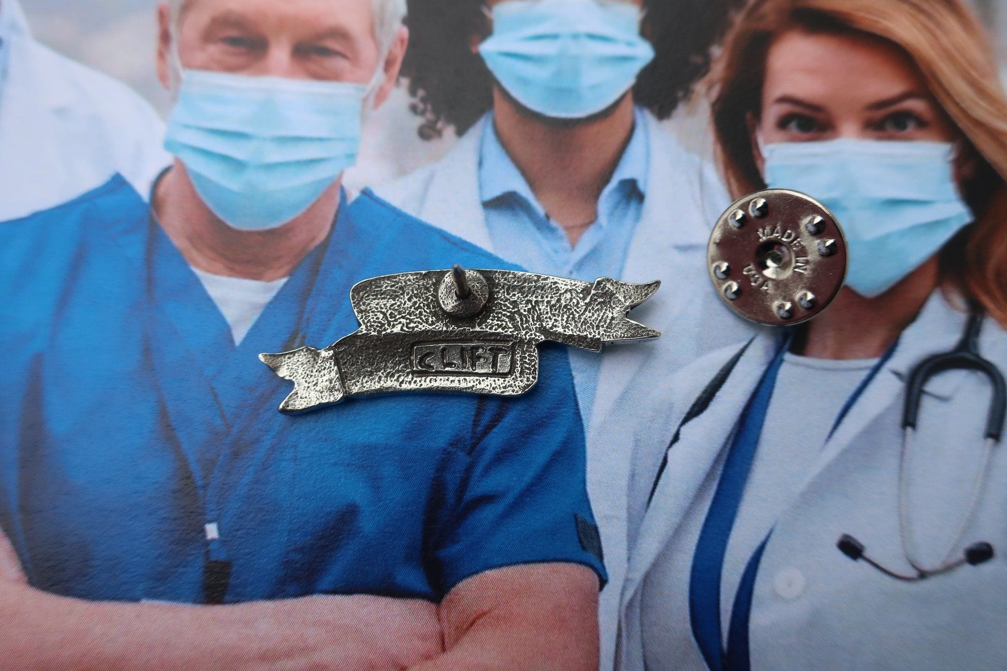 COVID-19 Hero Lapel Pin - Honor the Frontline | Lapel Pin Planet ...