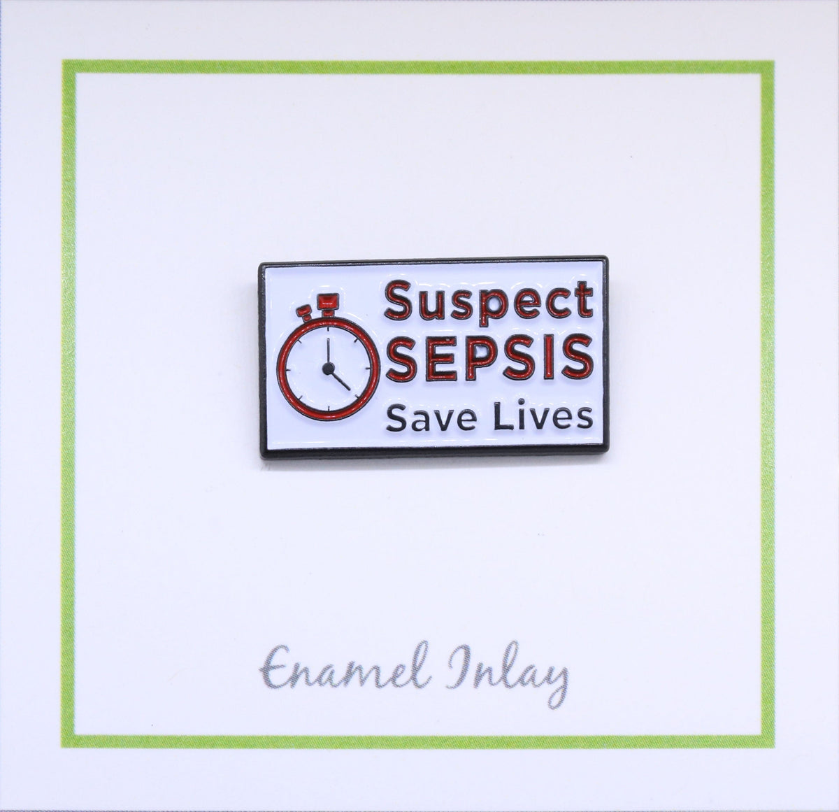 Suspect Sepsis Enamel Pin – lapelpinplanet