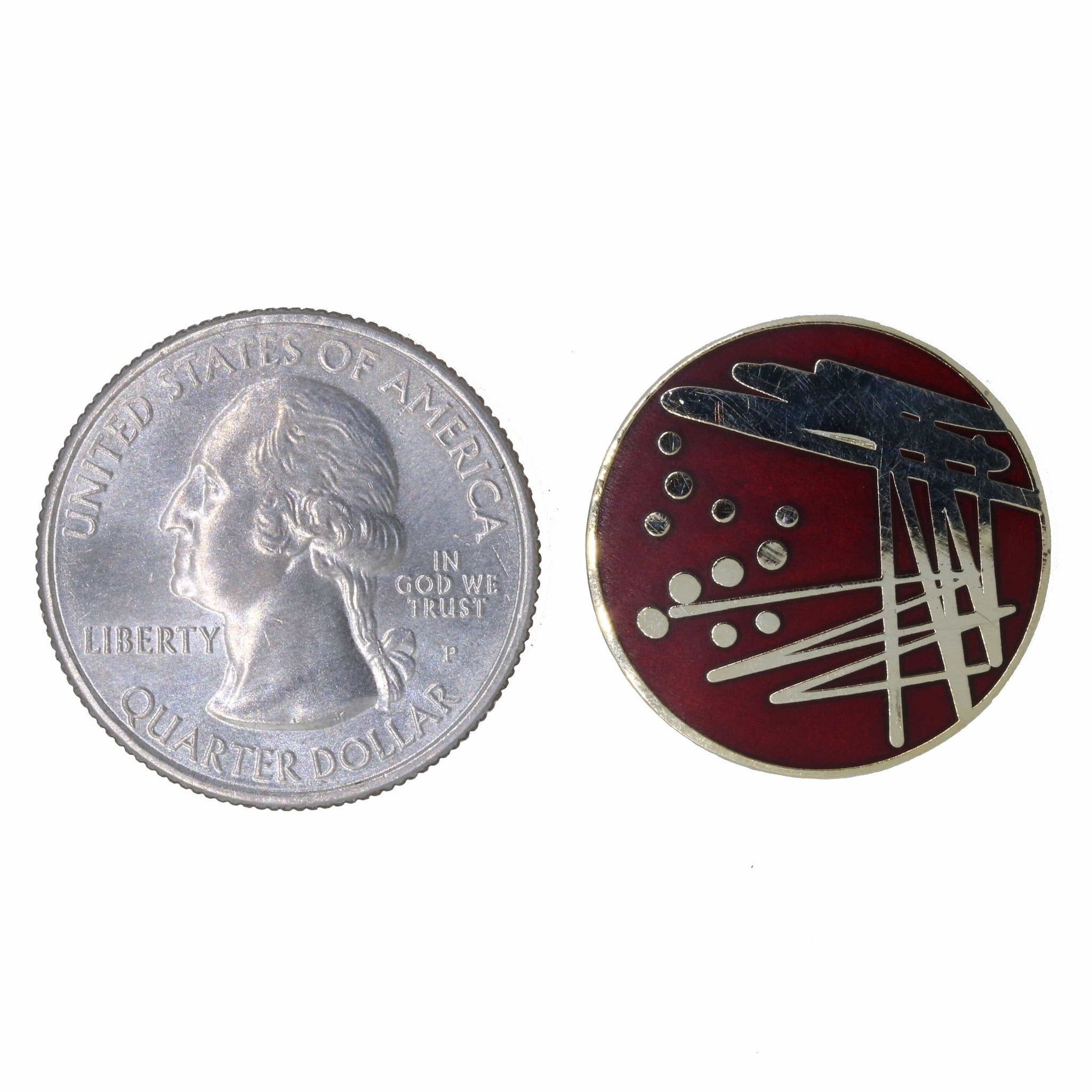 Scratch Test Enamel Pin – lapelpinplanet