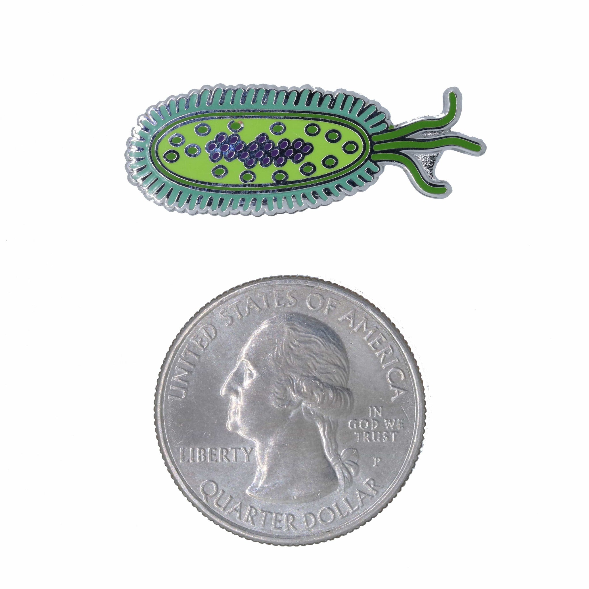 Bacteria Enamel Pin - Microbiology-Inspired Style | Lapel Pin Planet ...