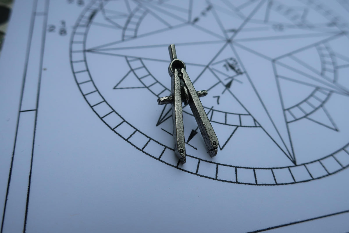 Engineering Compass Lapel Pin – lapelpinplanet