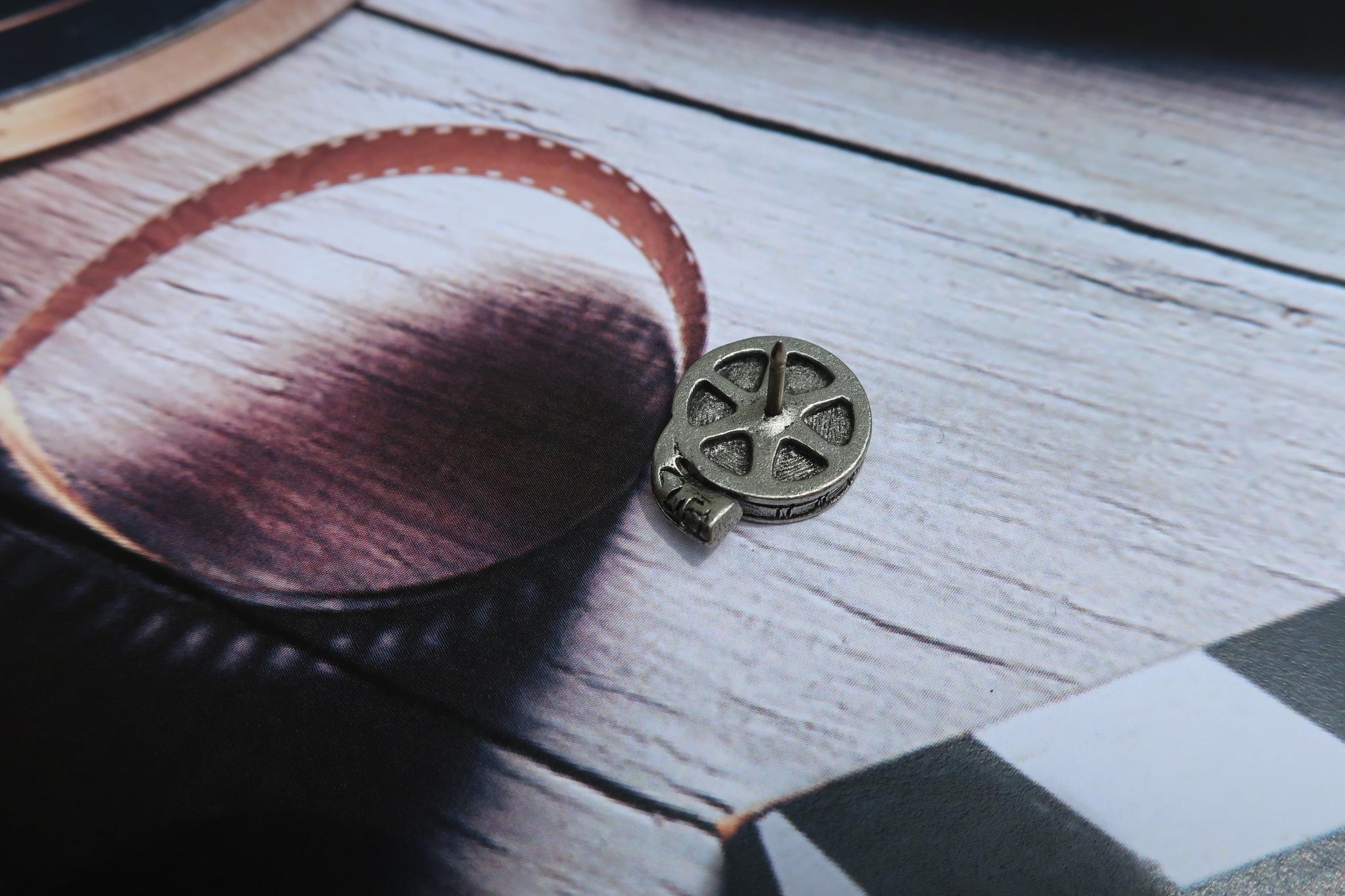 Film Reel Lapel Pin – lapelpinplanet