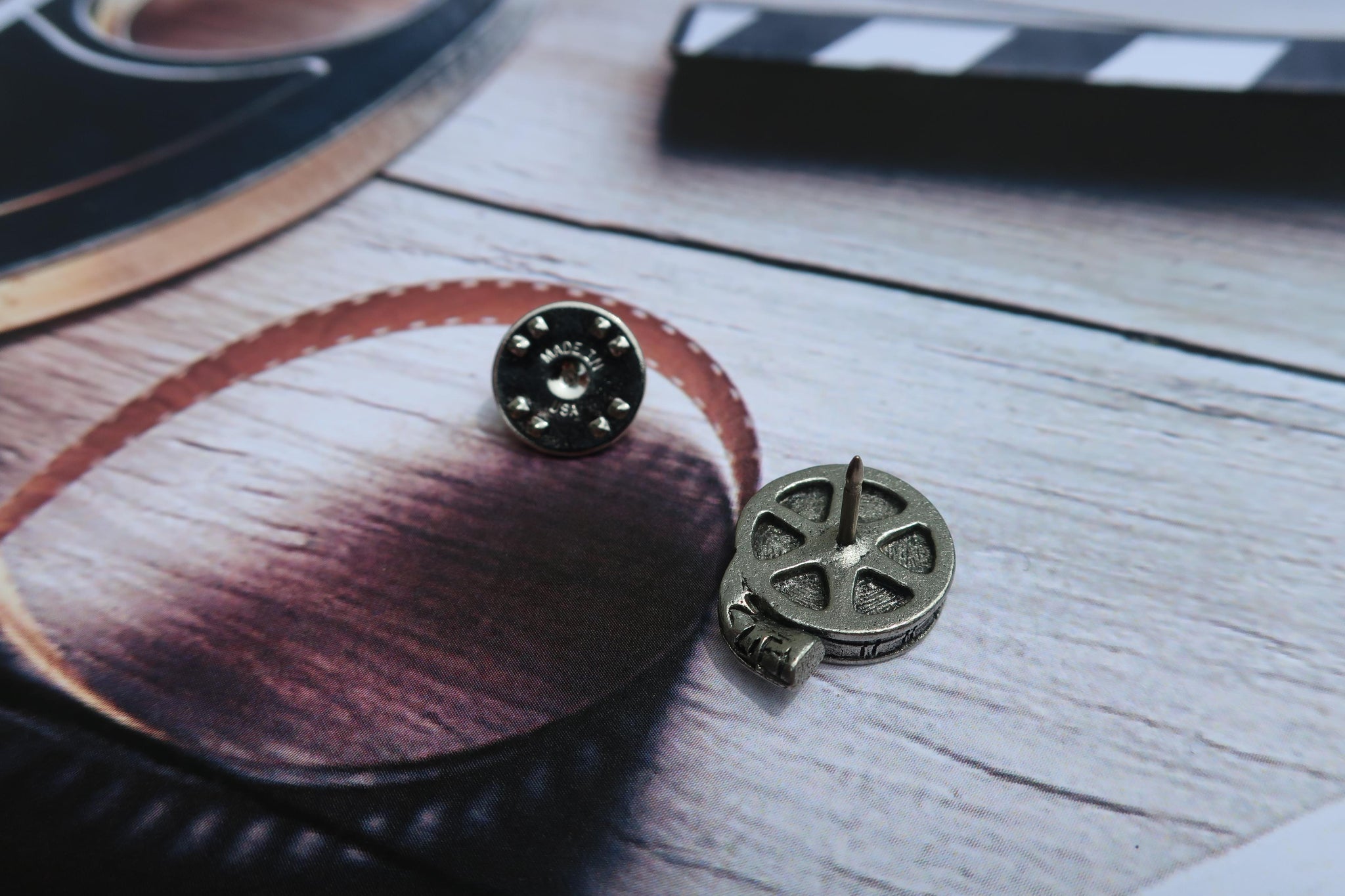 Film Reel Lapel Pin – lapelpinplanet
