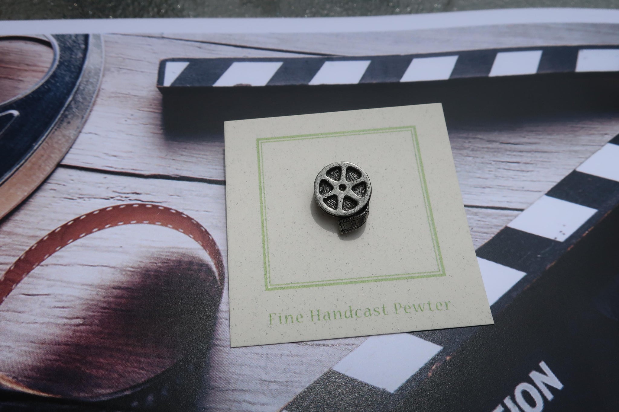 Film Reel Lapel Pin – lapelpinplanet