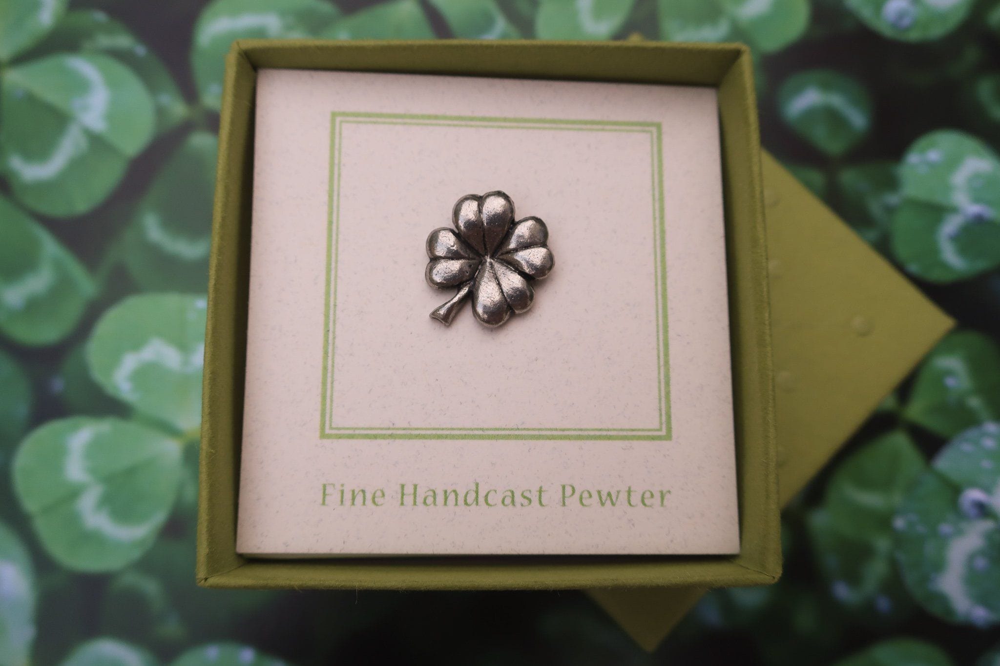 Four Leaf Clover Lapel Pin – lapelpinplanet