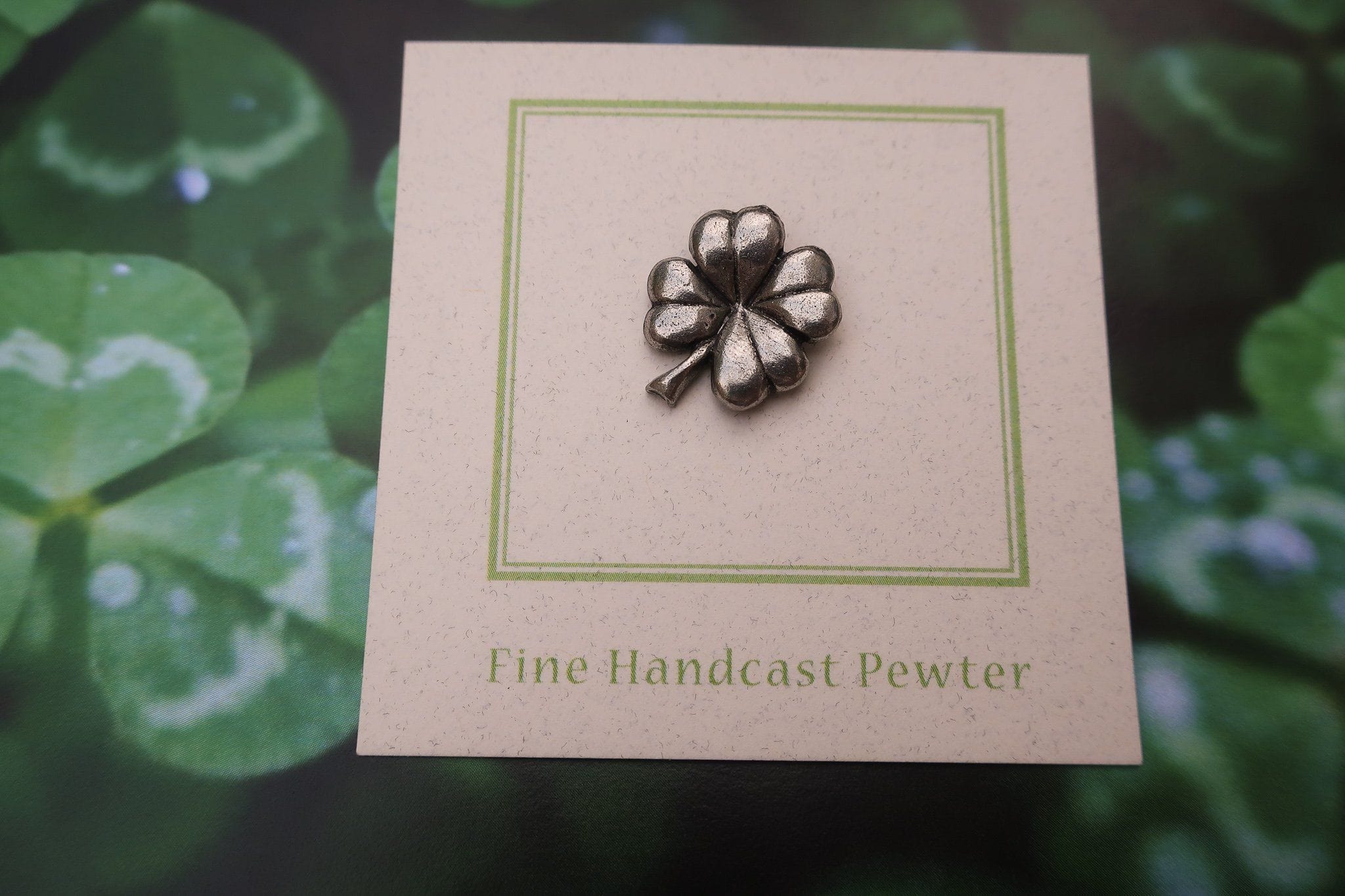 Four Leaf Clover Lapel Pin – lapelpinplanet