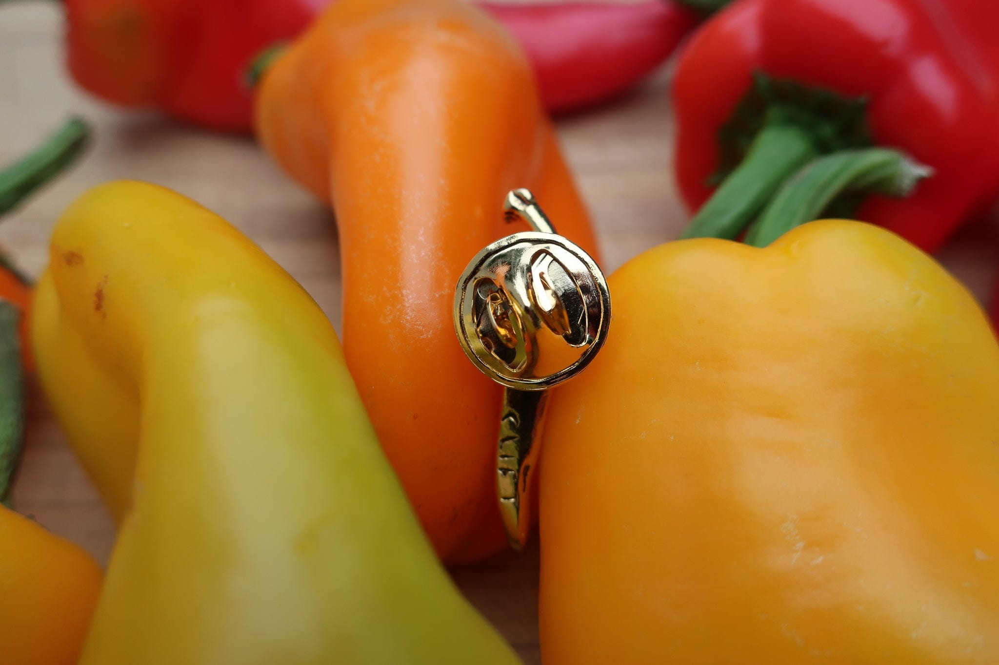 Chili Pepper Gold Lapel Pin - Spice Up Your Style | Lapel Pin Planet ...