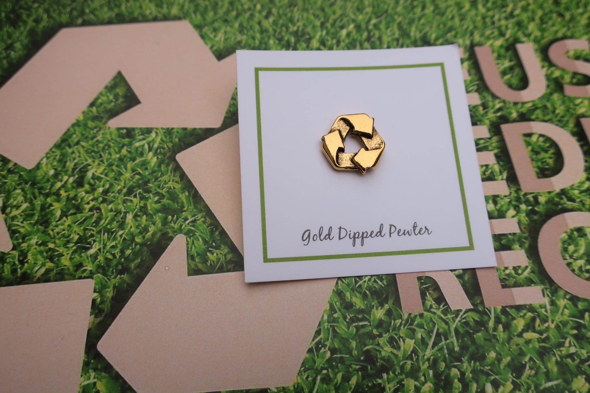 Recycle Symbol Lapel Pin – lapelpinplanet