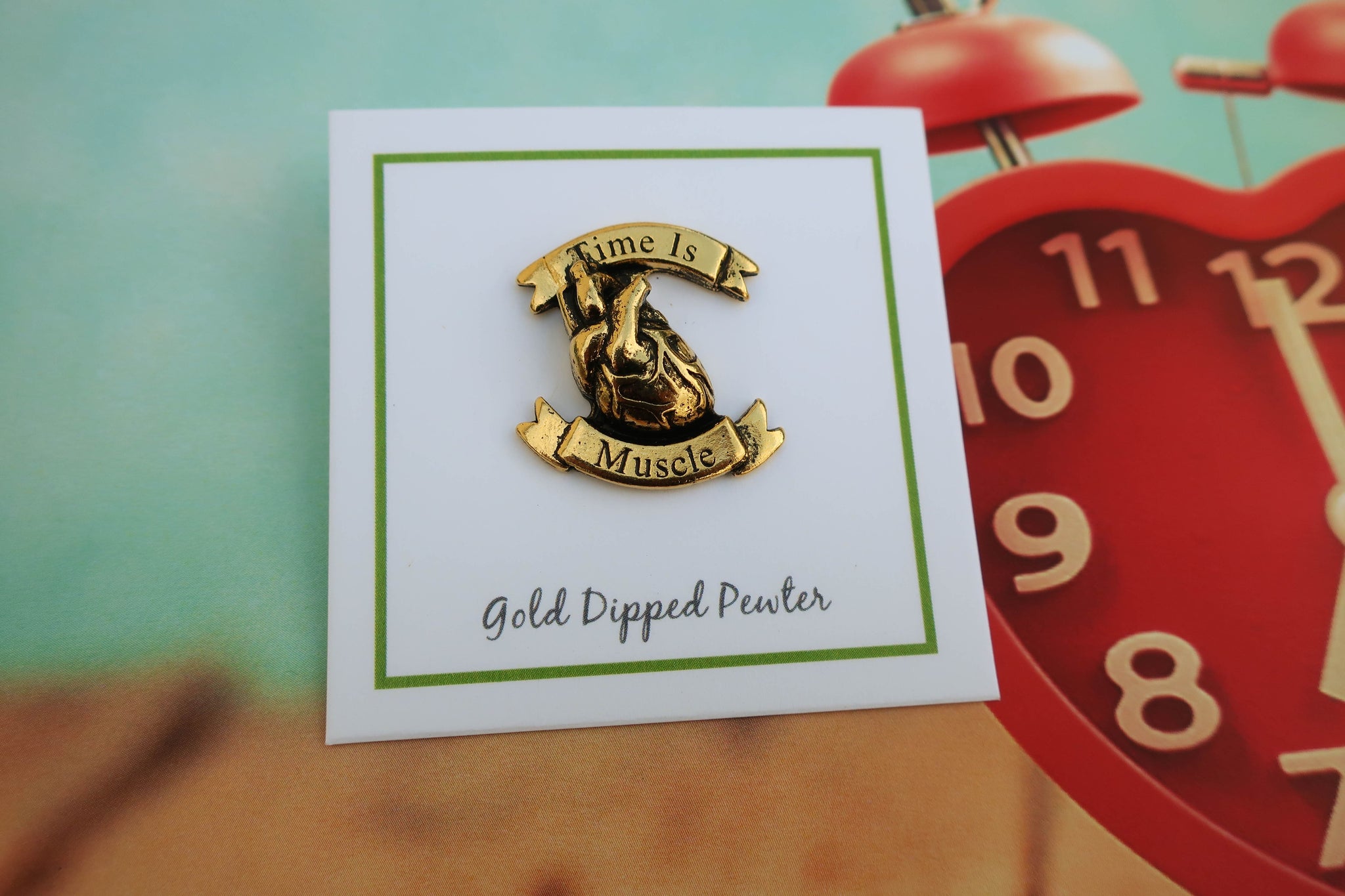 Time Is Muscle Heart Attack Awareness Lapel Pin – lapelpinplanet
