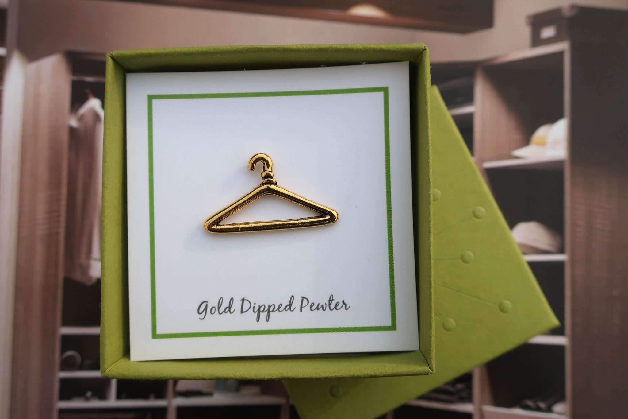 Wire Clothes Hanger Gold Lapel Pin – lapelpinplanet