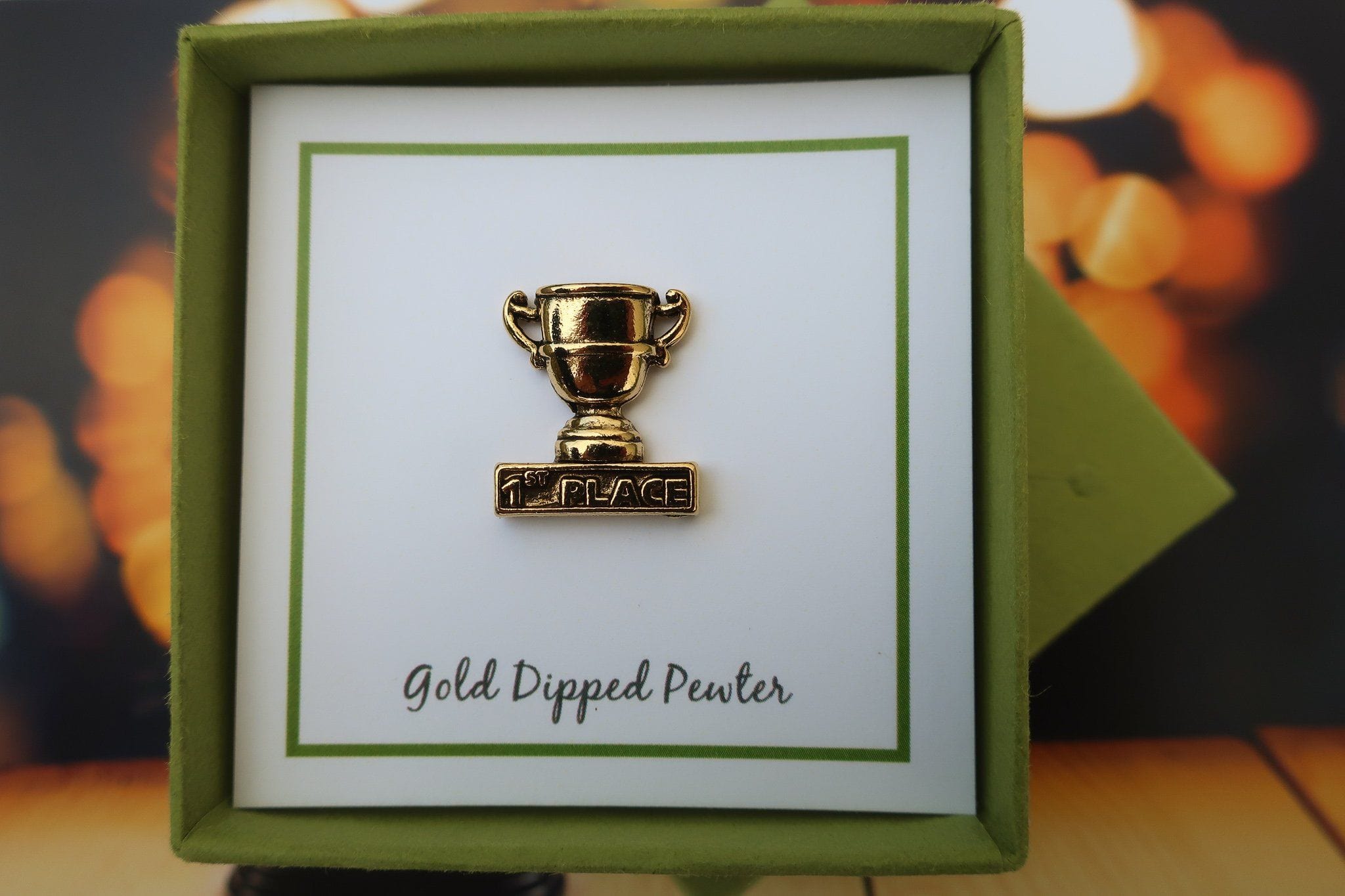 1st Place Trophy Gold Lapel Pin | Lapel Pin Planet – lapelpinplanet