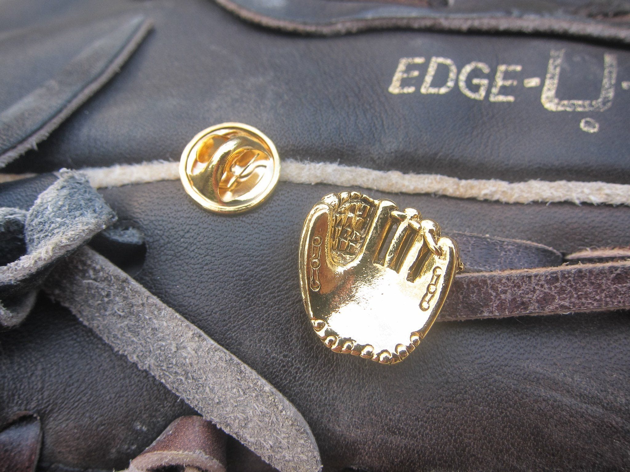 Baseball Glove Gold Lapel Pin - Score Big with Style | Lapel Pin Planet ...