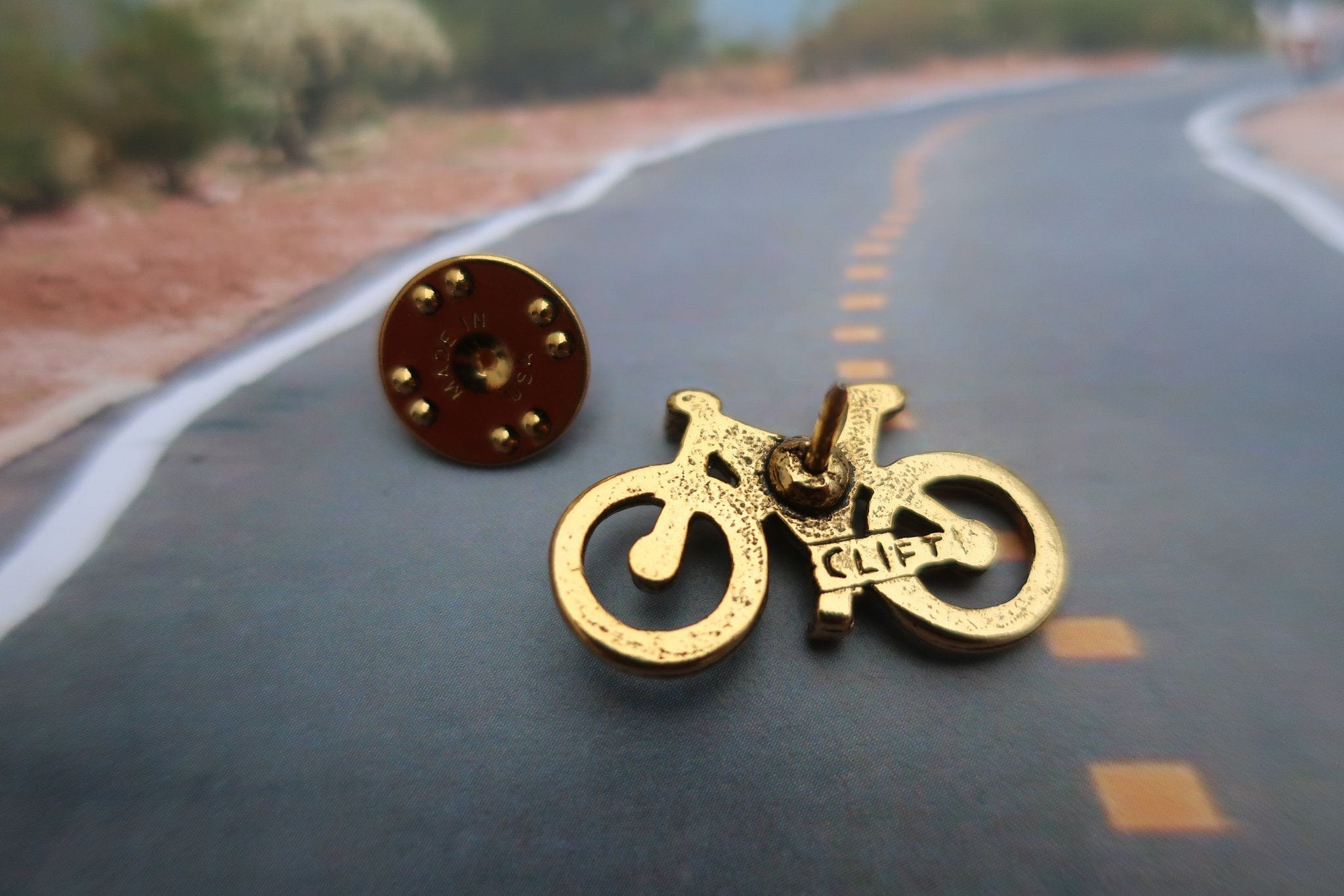 Bicycle Gold Lapel Pin - Ride with Style | Lapel Pin Planet ...