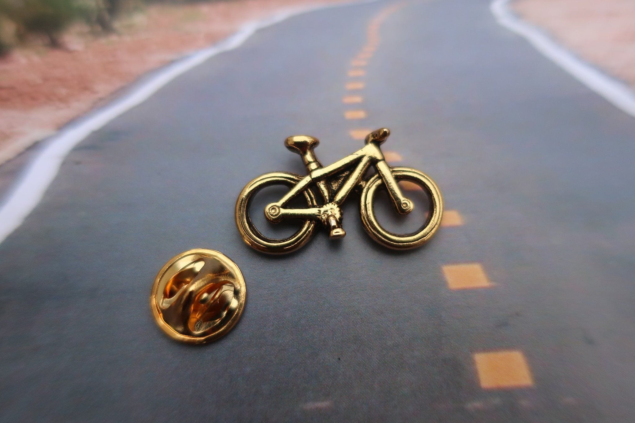Bicycle Gold Lapel Pin - Ride with Style | Lapel Pin Planet ...