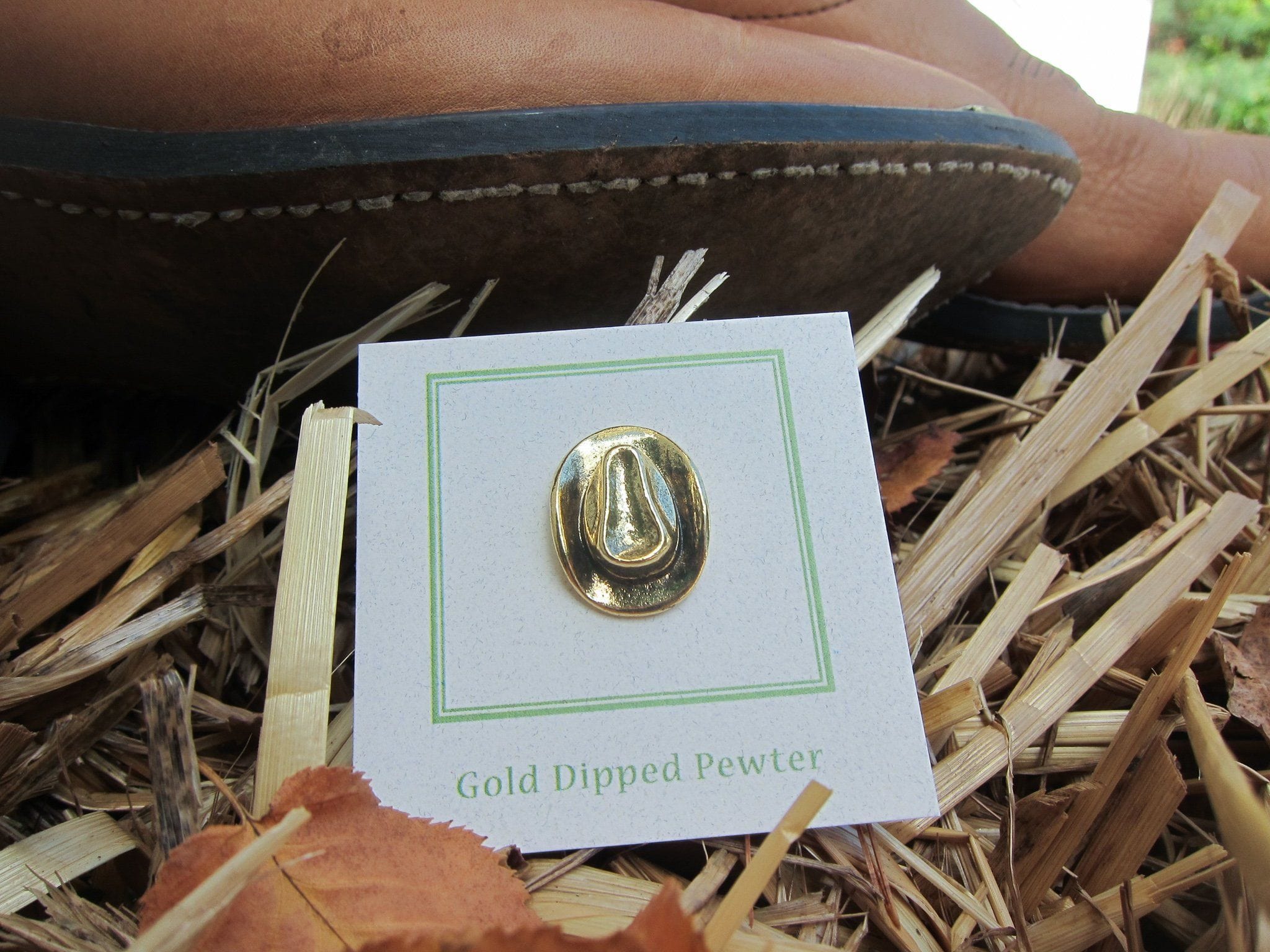 Cowboy Hat Gold Lapel Pin | Lapel Pin Planet – lapelpinplanet