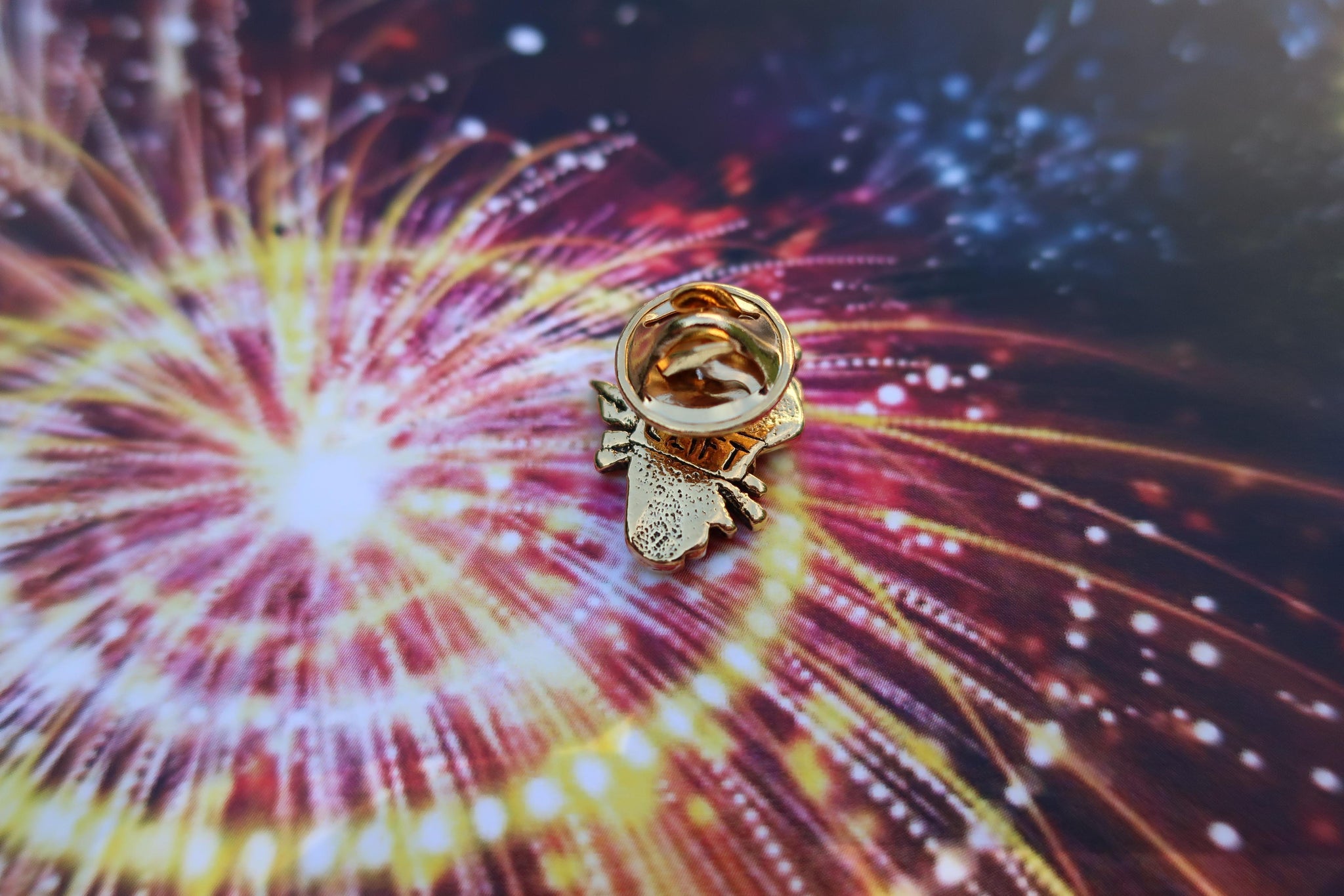 Dynamite Gold Lapel Pin – lapelpinplanet