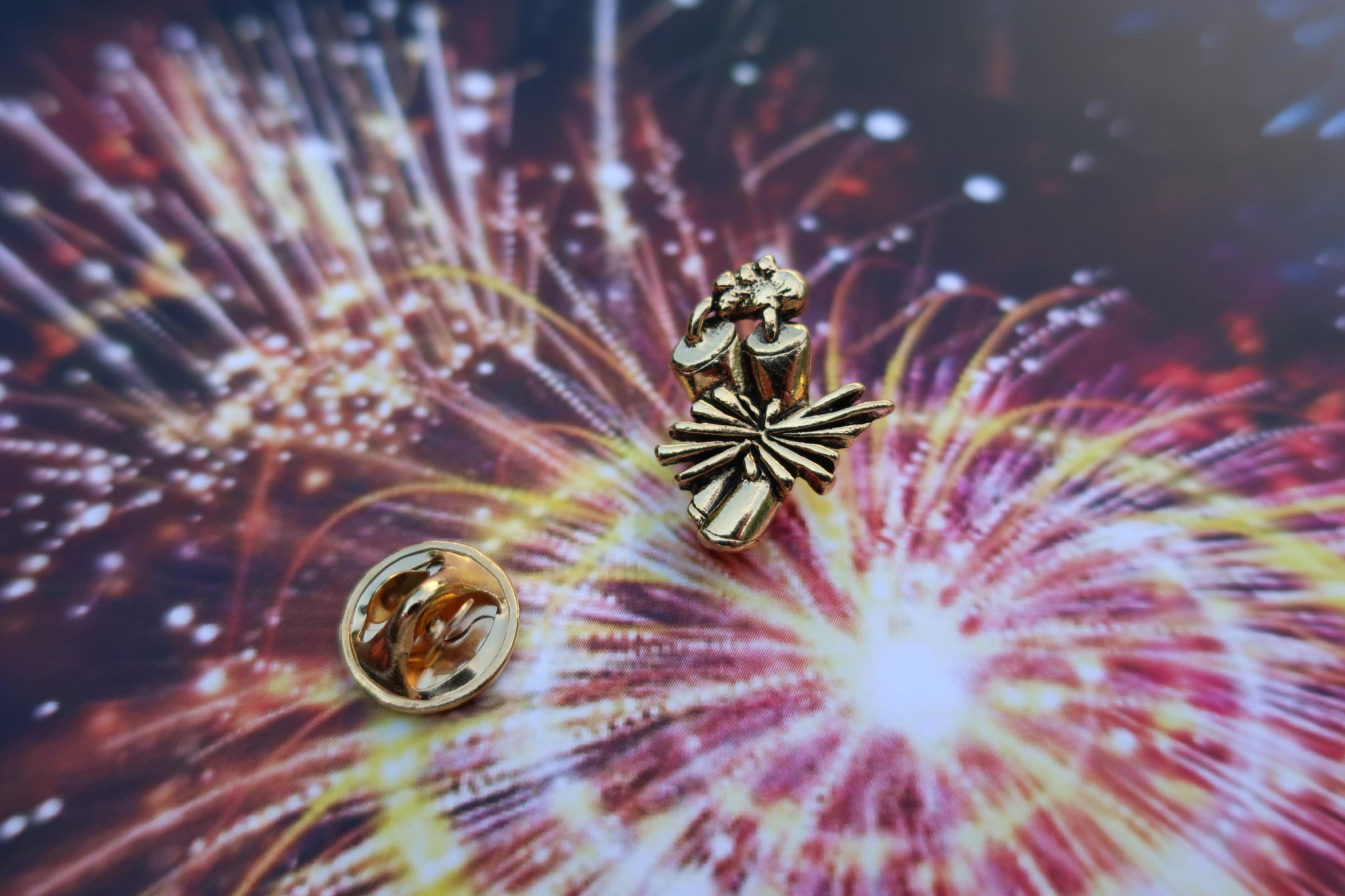 Dynamite Gold Lapel Pin – lapelpinplanet