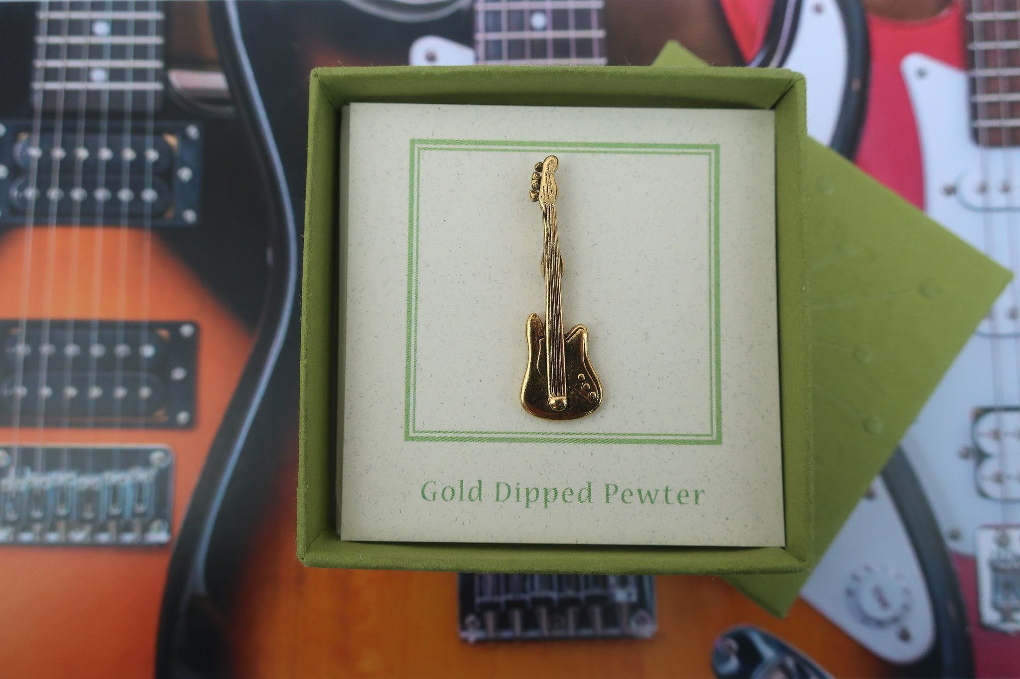 Electric Guitar Gold Lapel Pin – lapelpinplanet