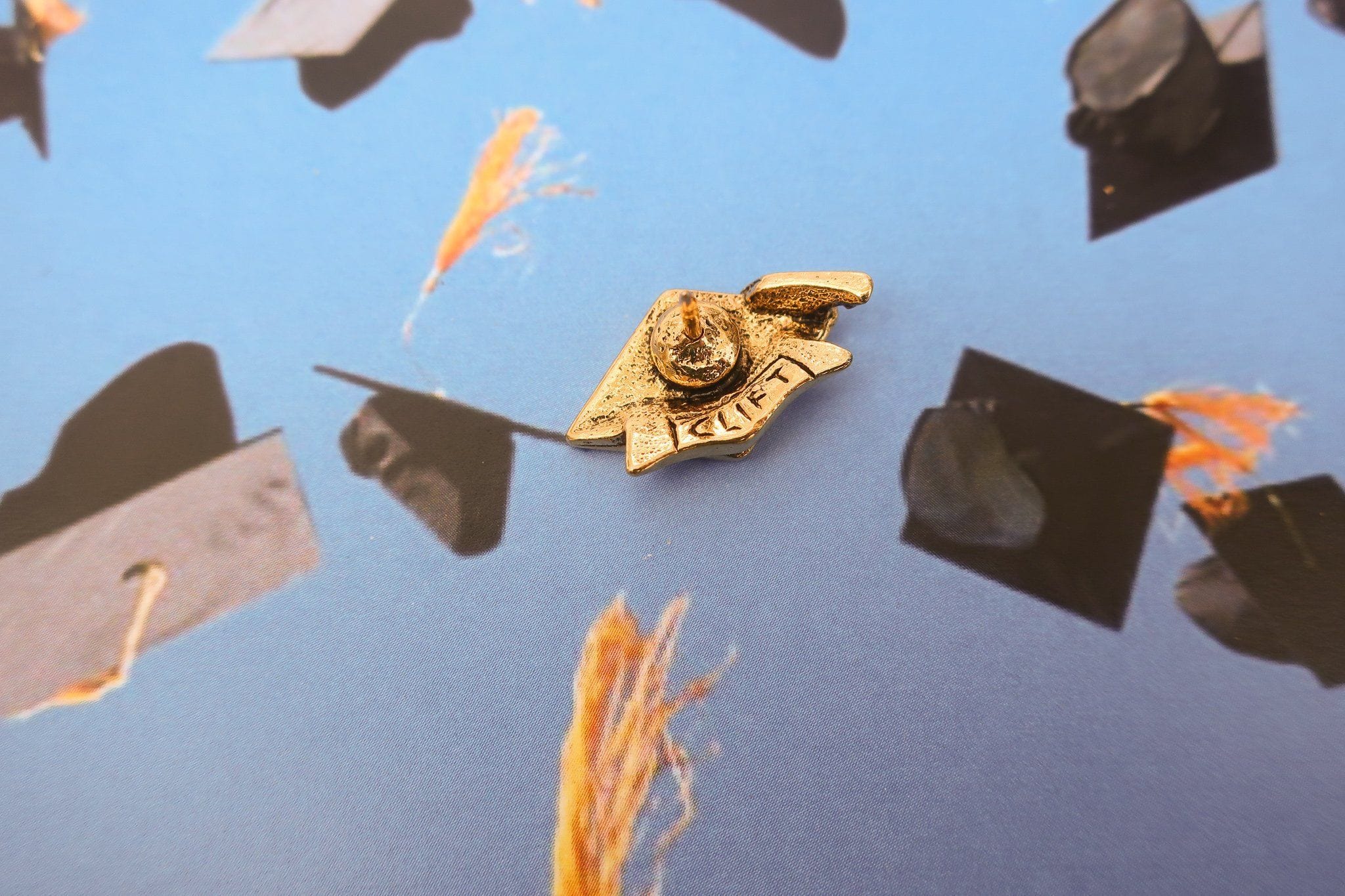 Graduation Cap Gold Lapel Pin – lapelpinplanet