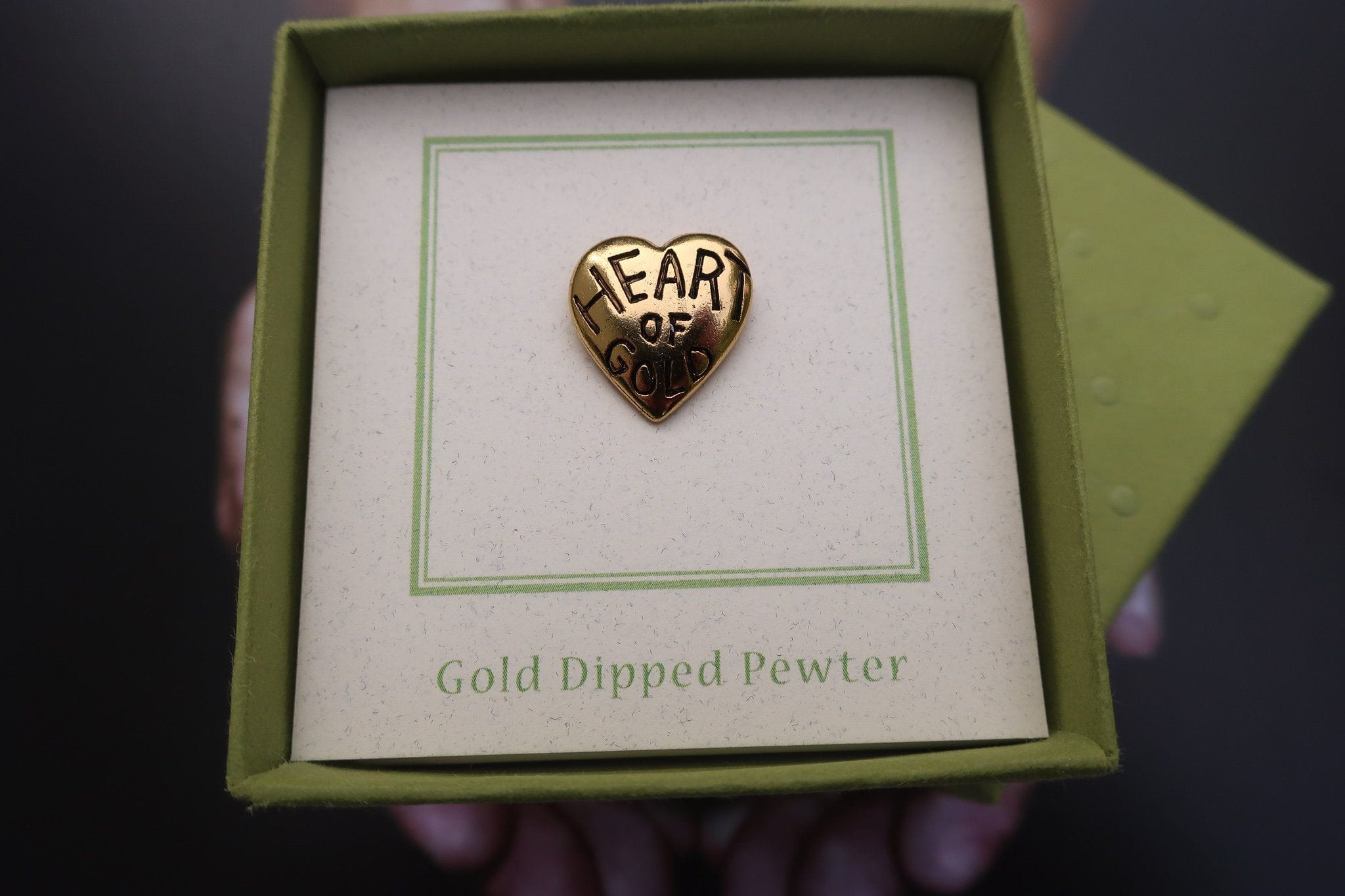 Heart of Gold Gold Lapel Pin – lapelpinplanet