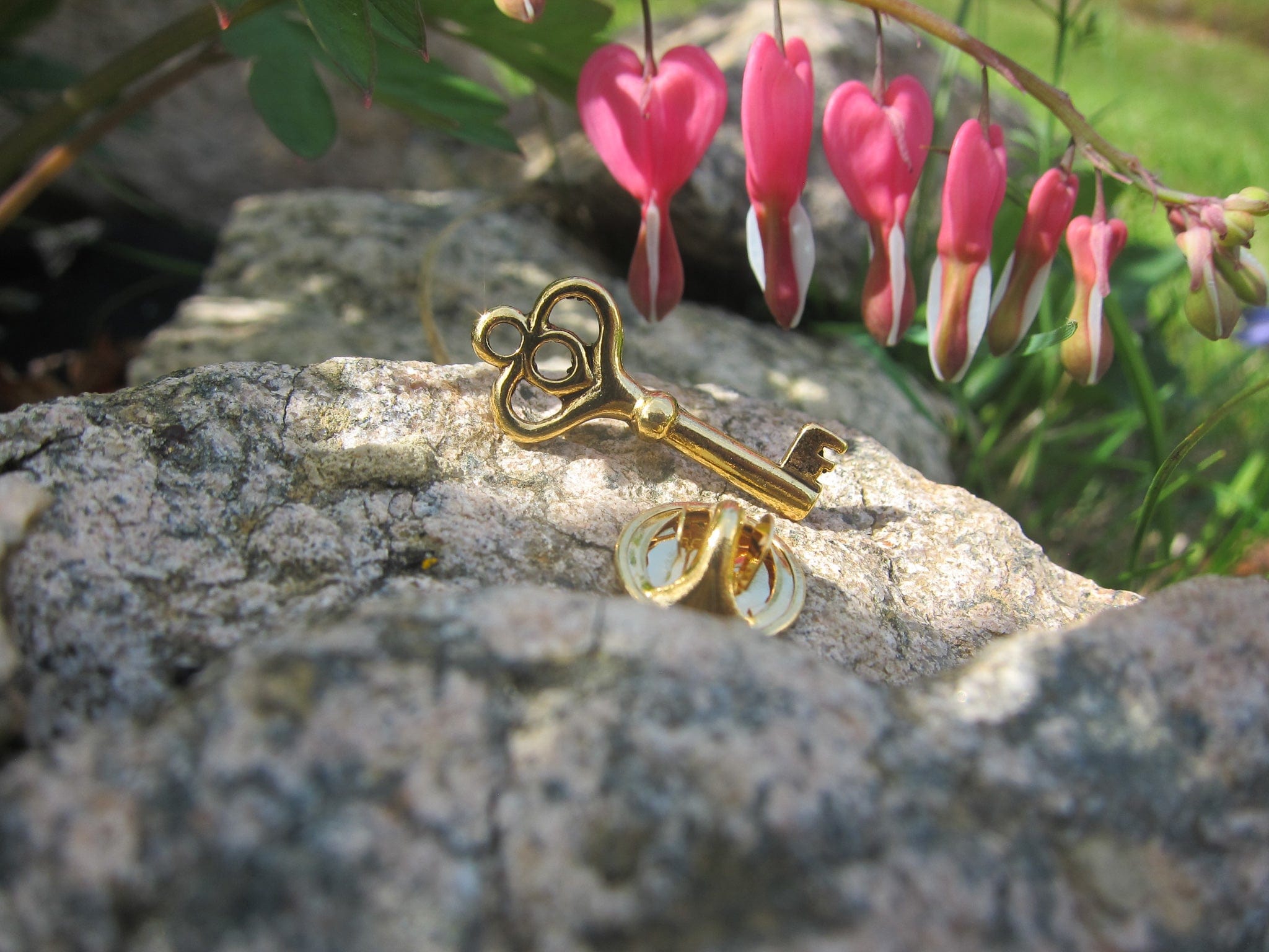 Skeleton Key Gold Lapel Pin – lapelpinplanet