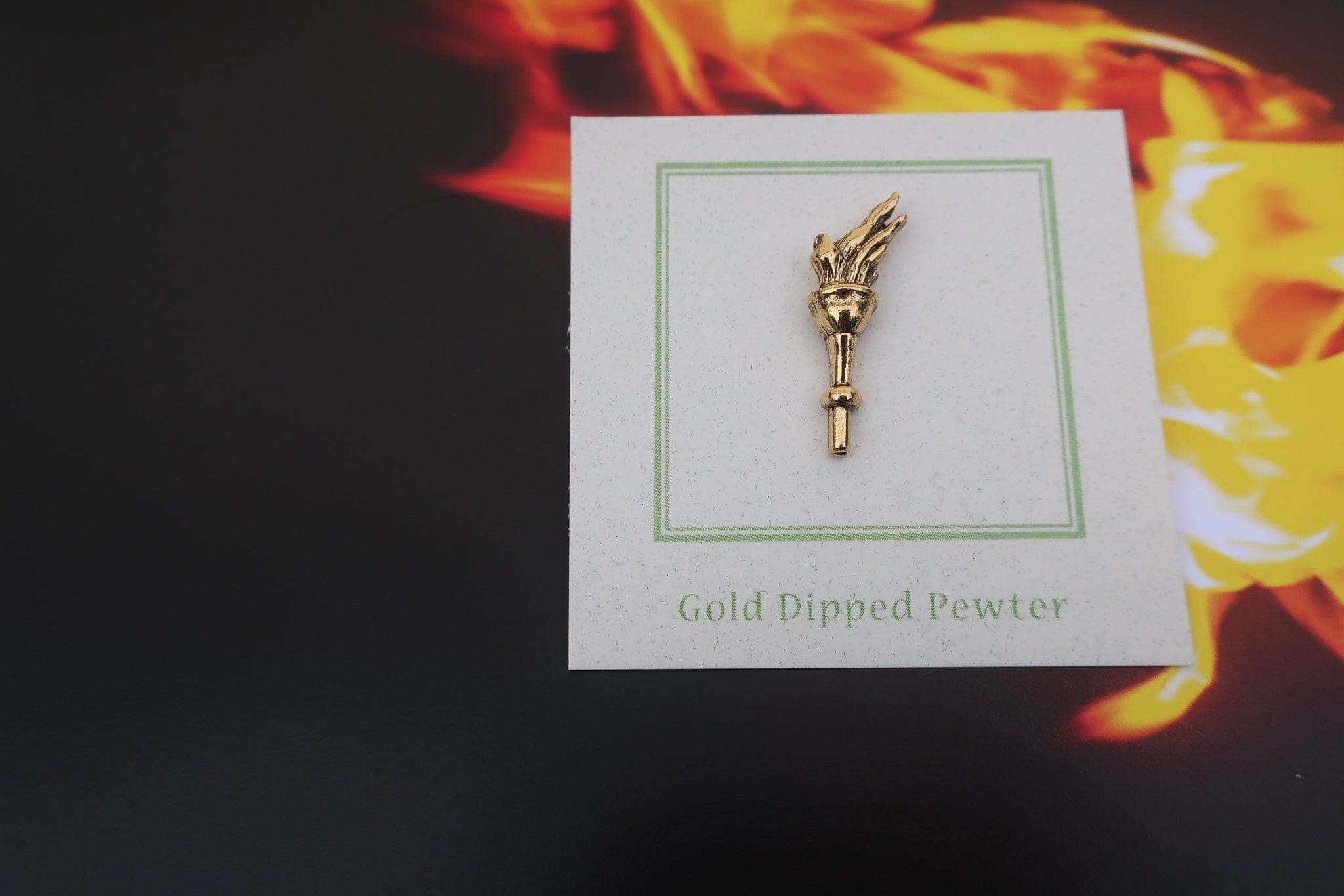 Torch Gold Lapel Pin – lapelpinplanet