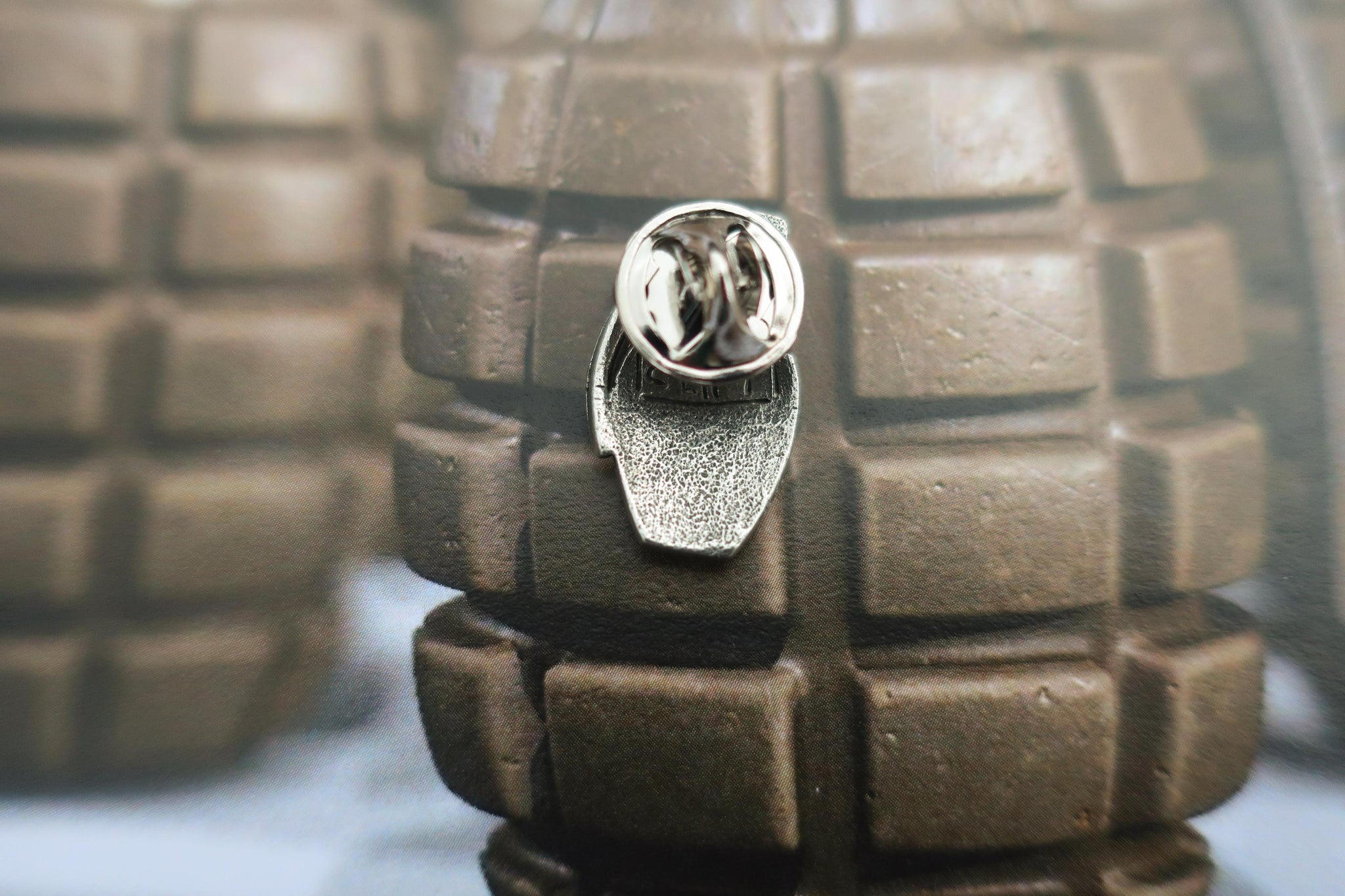 Grenade Lapel Pin – lapelpinplanet