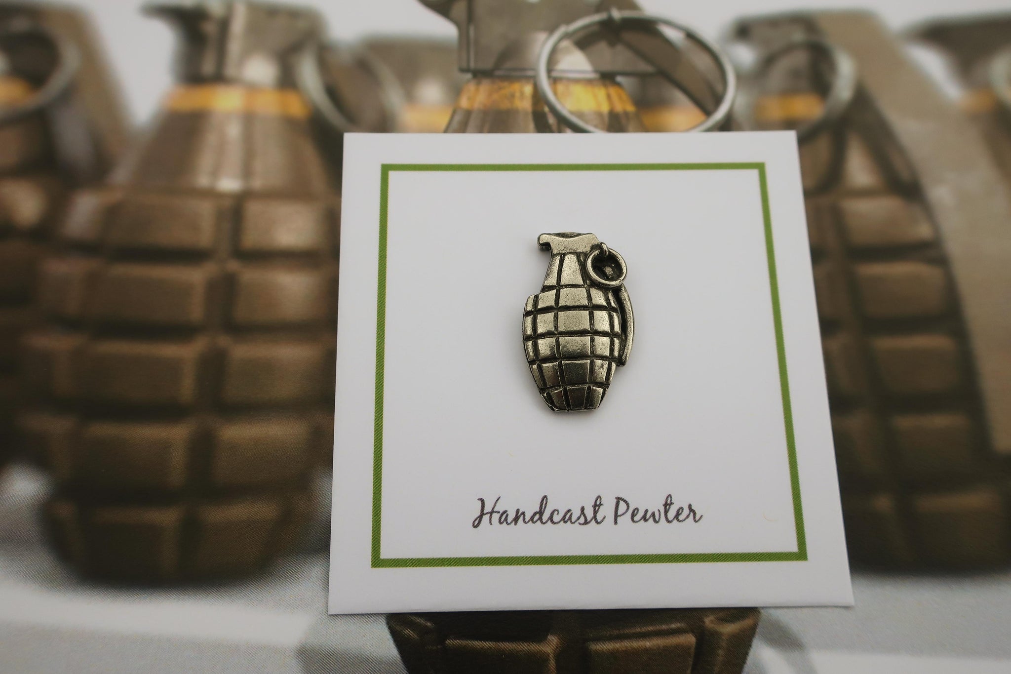 Grenade Lapel Pin – lapelpinplanet