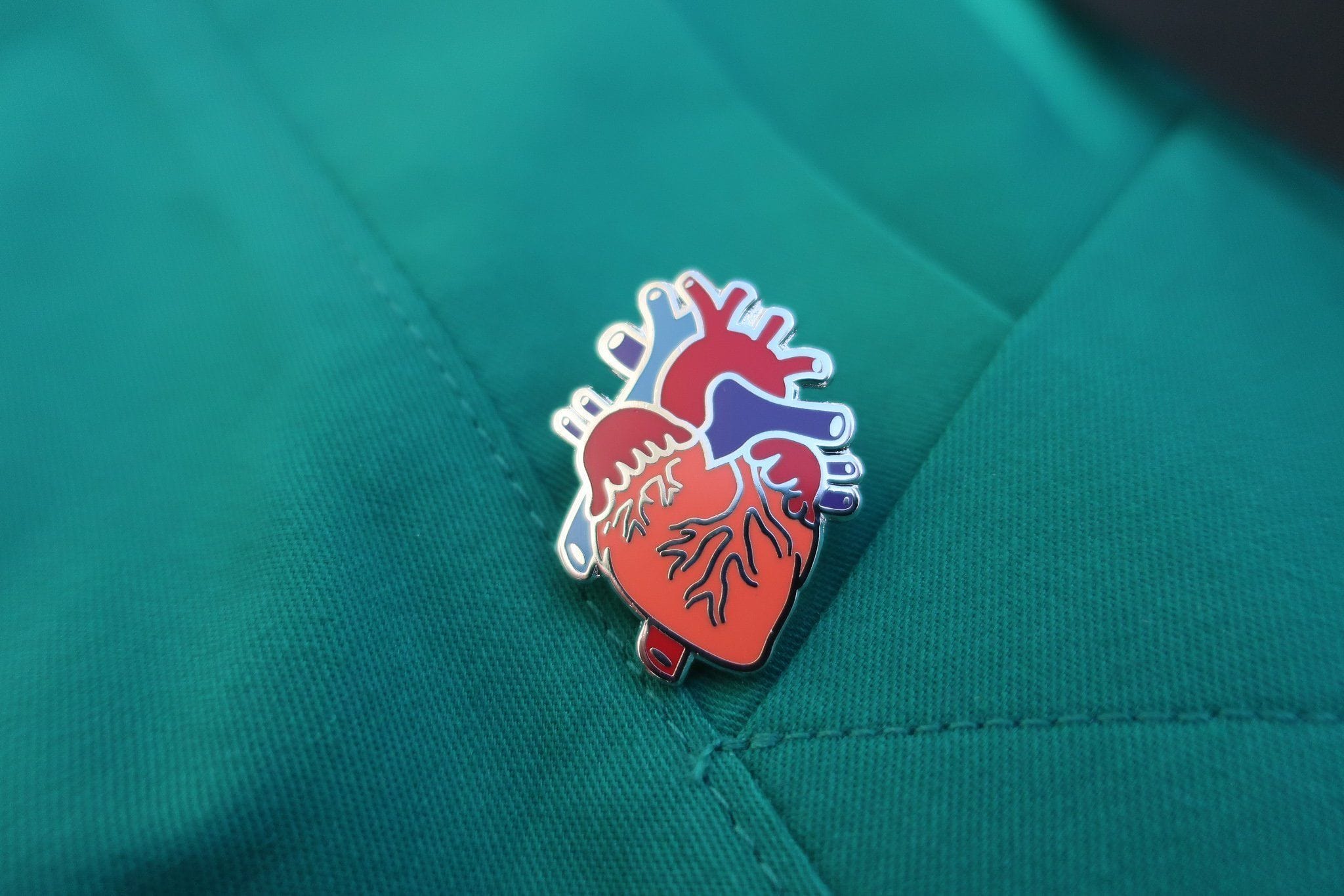 Human Heart Enamel Pin – lapelpinplanet