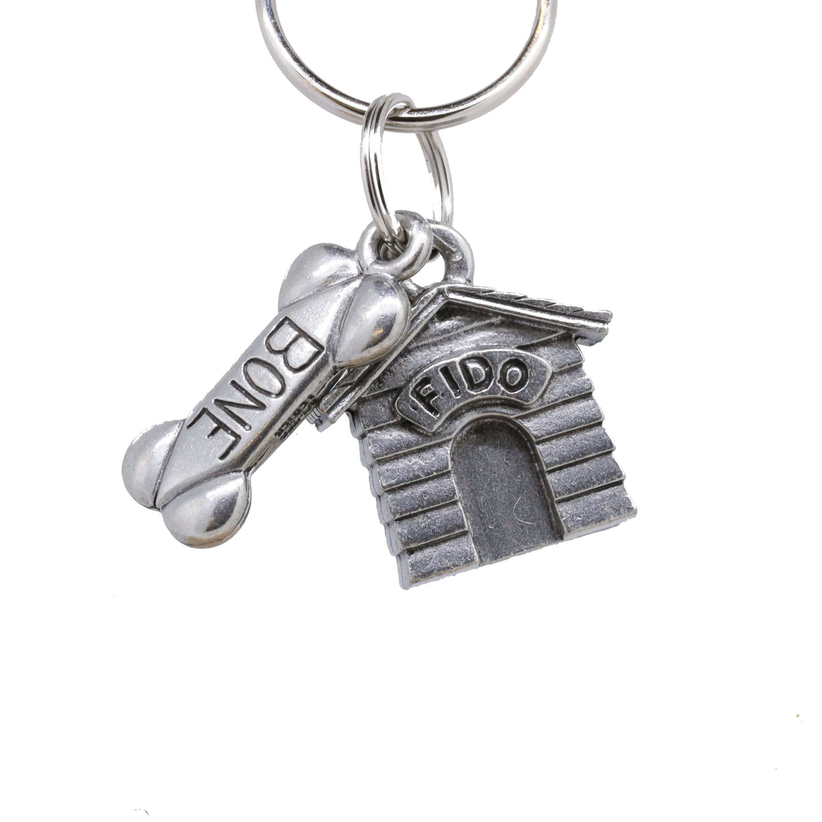 Doghouse & Bone Keyrings – lapelpinplanet