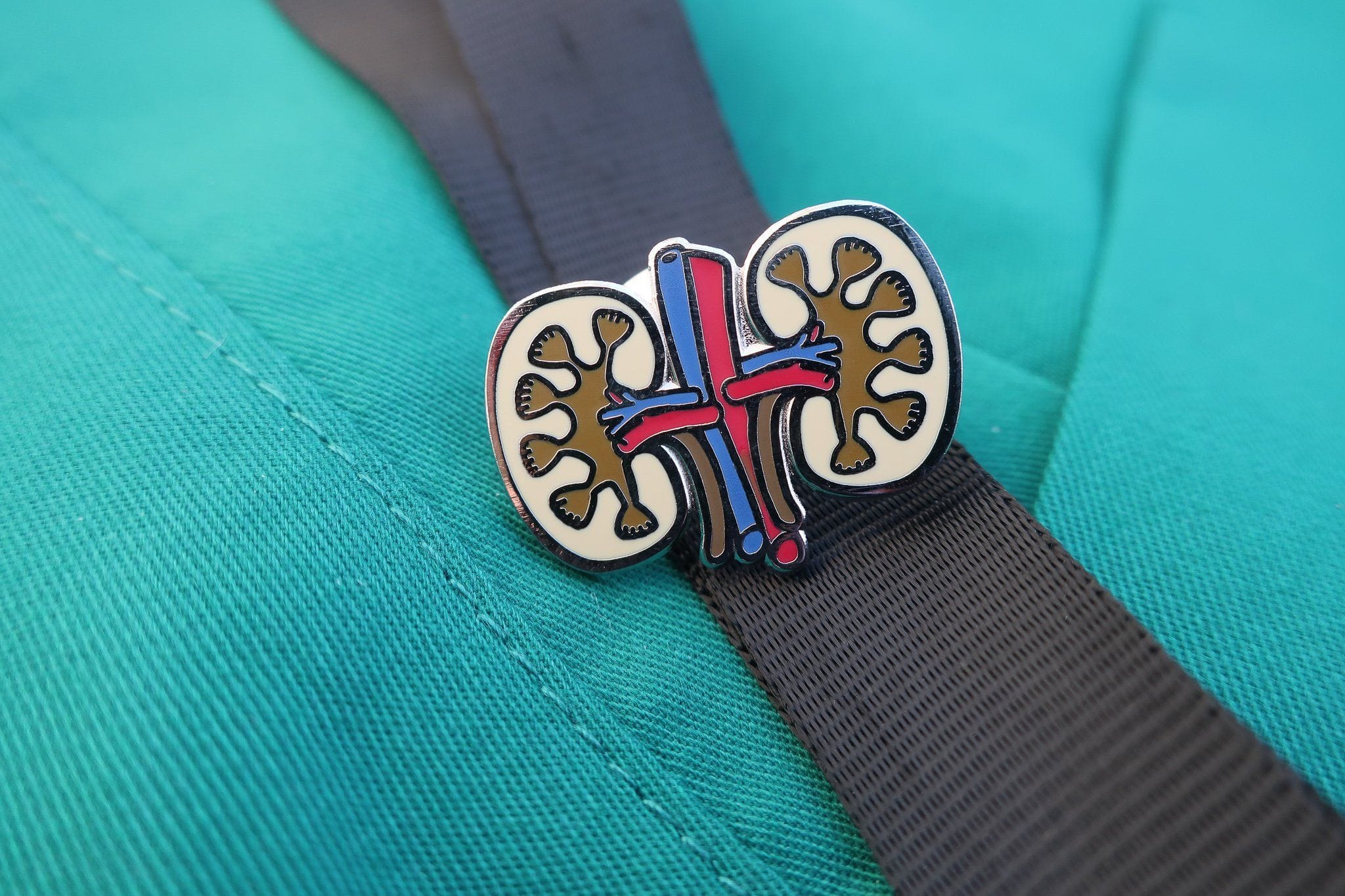 Kidneys Enamel Pin – lapelpinplanet