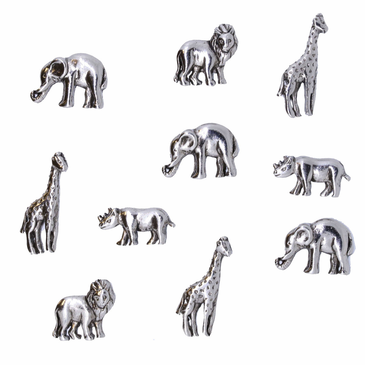 African Animal Pushpins | Lapel Pin Planet – lapelpinplanet
