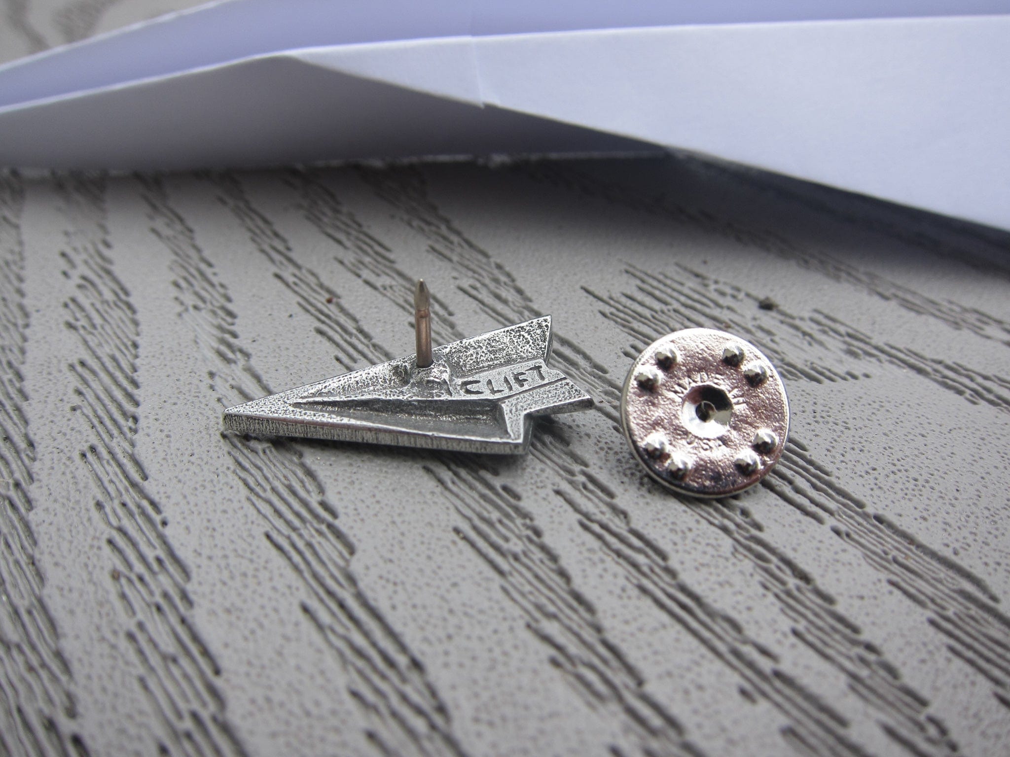 Paper Airplane Lapel Pin – lapelpinplanet