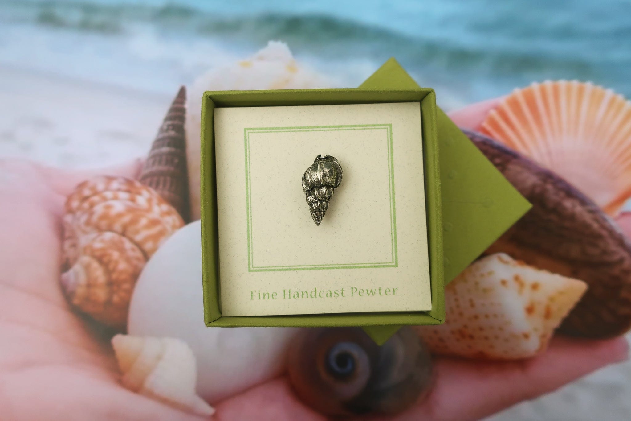 Seashell Lapel Pin – lapelpinplanet