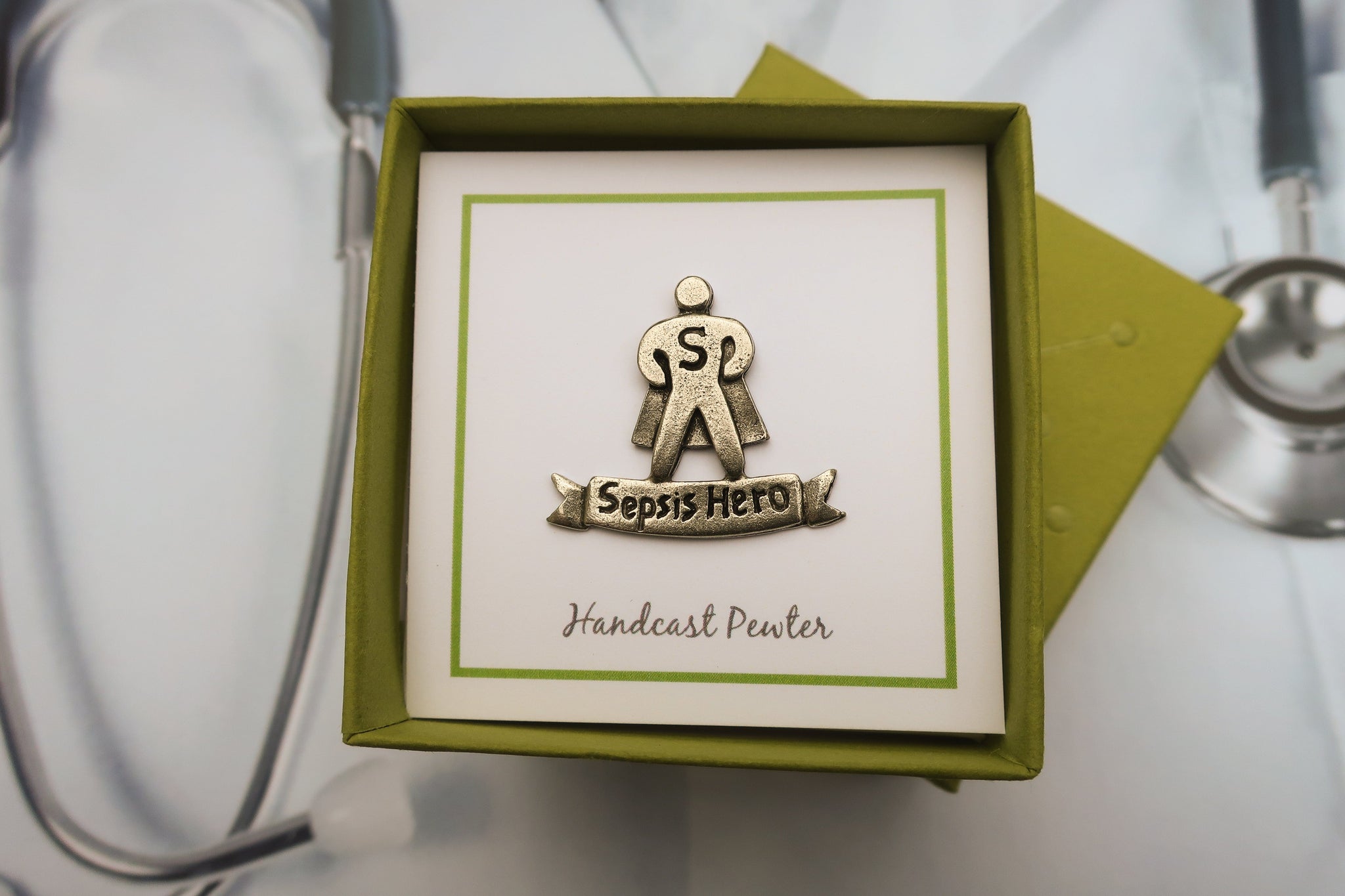 Sepsis Hero Design Lapel Pin - Lapel Pin Planet – lapelpinplanet