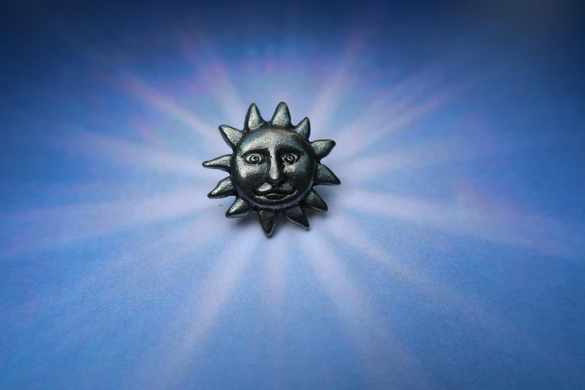 Sun Face Lapel Pin – lapelpinplanet