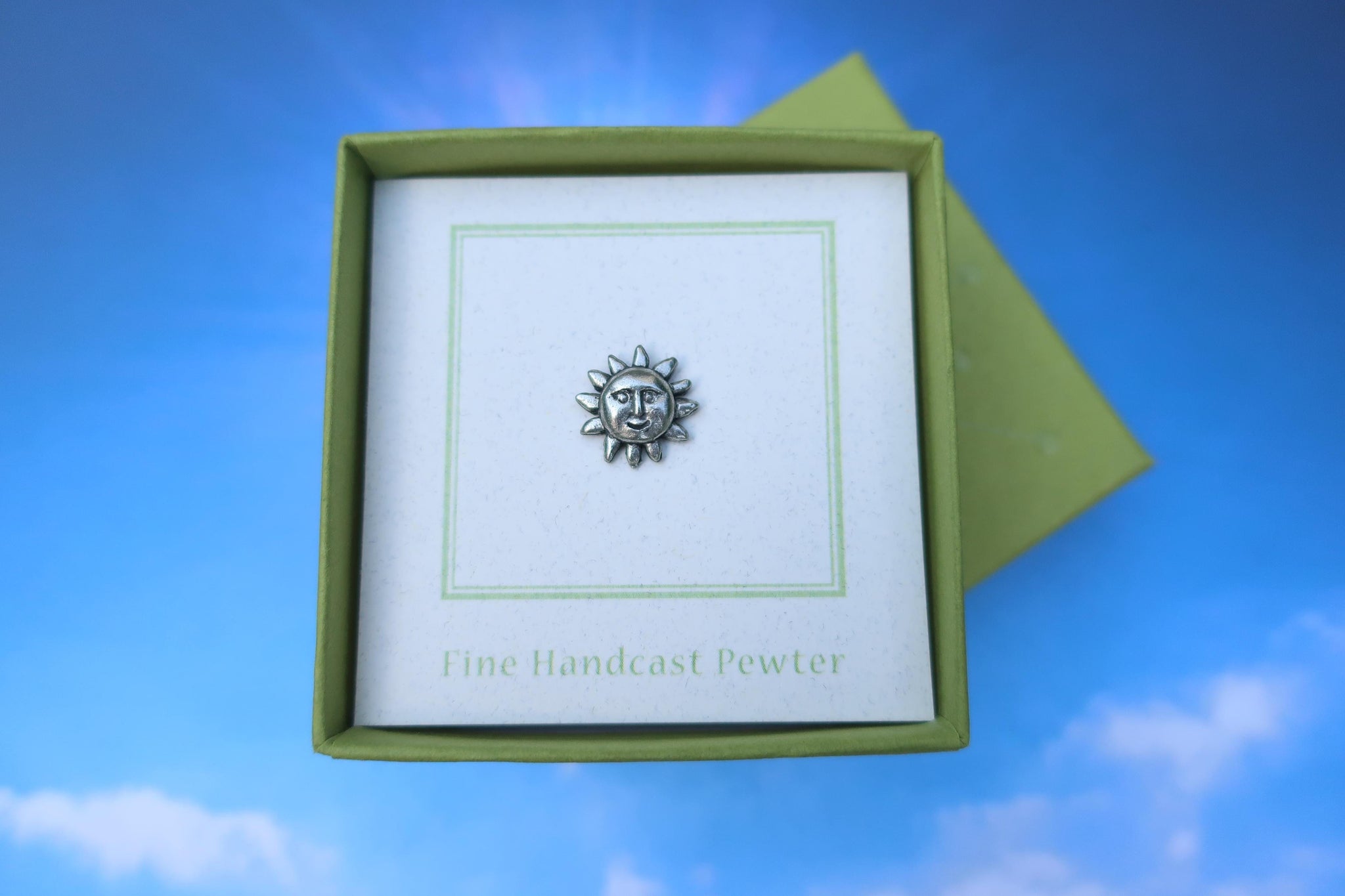 Small Sunface Lapel Pin – lapelpinplanet