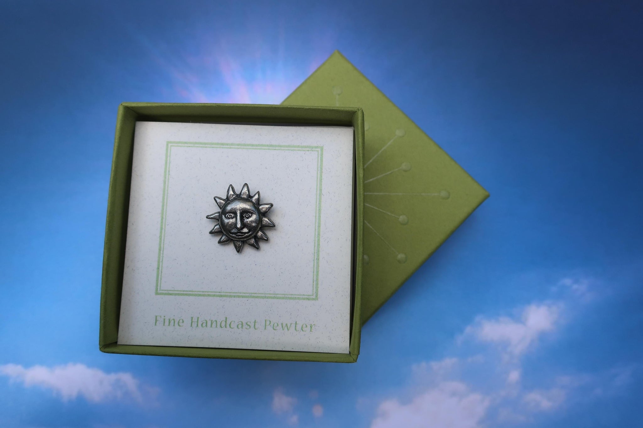 Sun Face Lapel Pin – lapelpinplanet