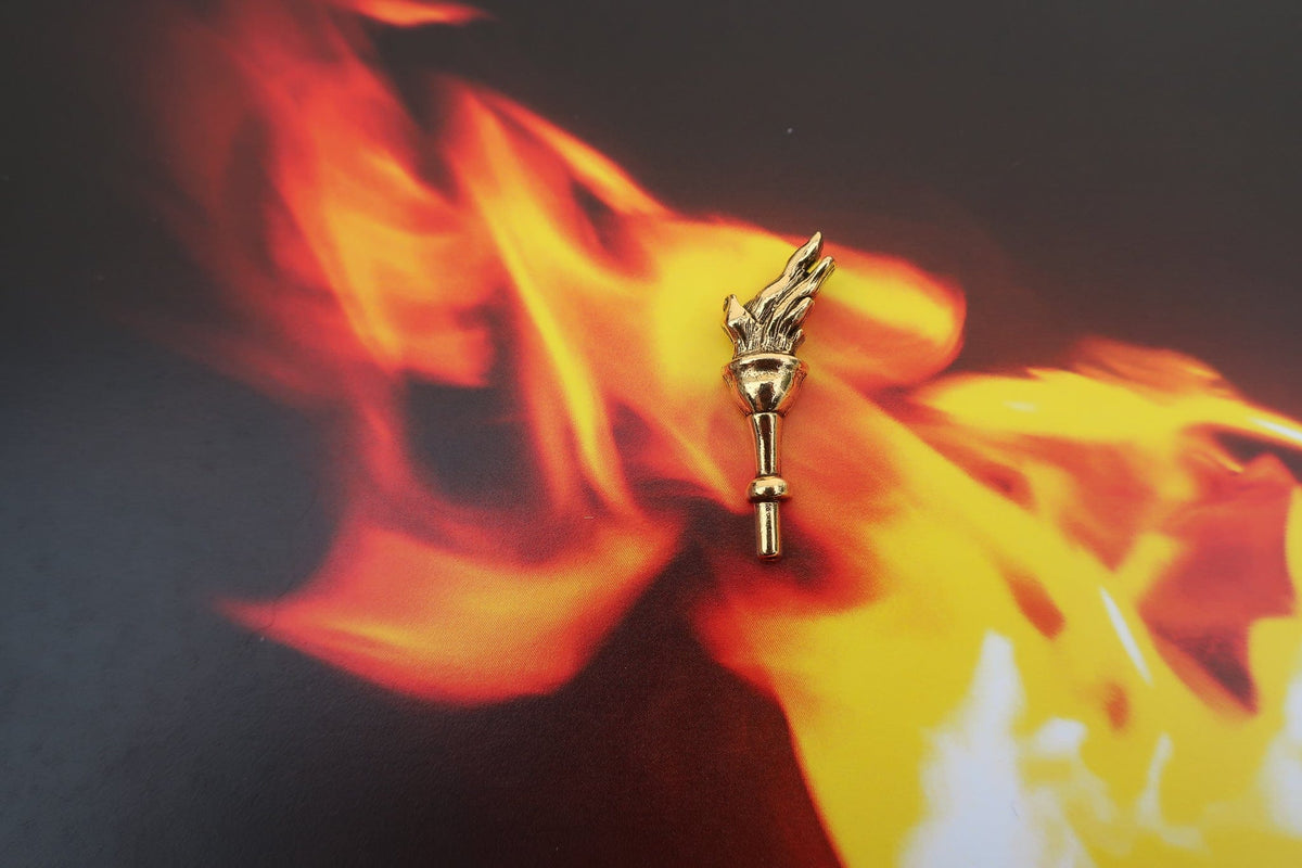 Torch Gold Lapel Pin – lapelpinplanet