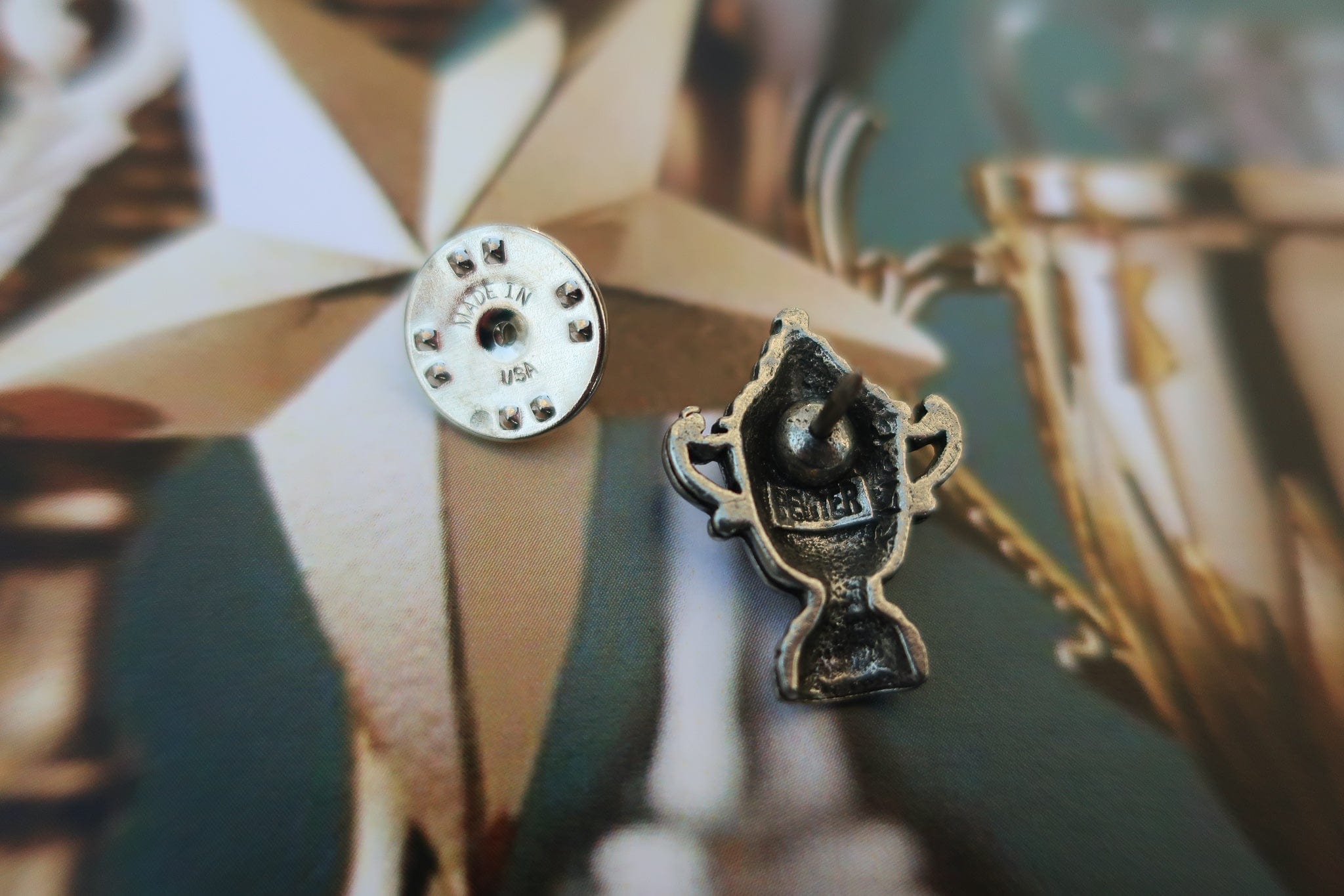 Trophy Lapel Pin – lapelpinplanet